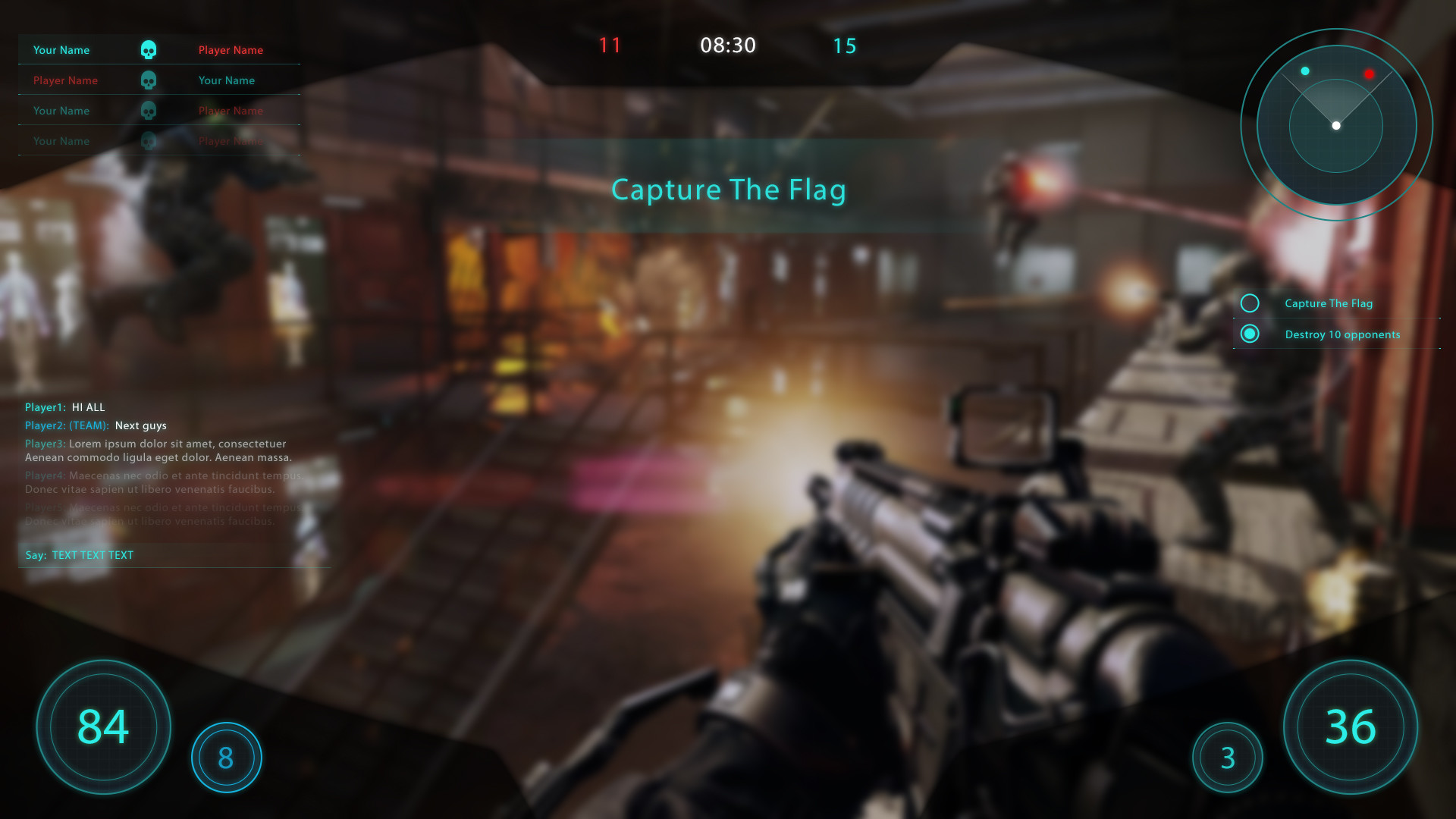 ArtStation - Sci-fi Game Gui