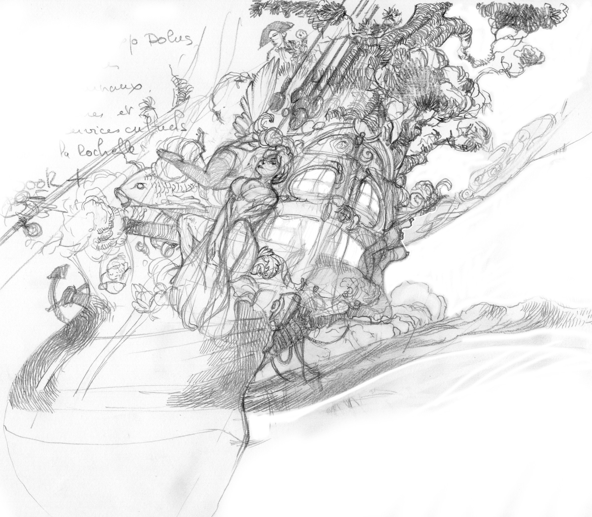 ArtStation - esquisse un peu folle