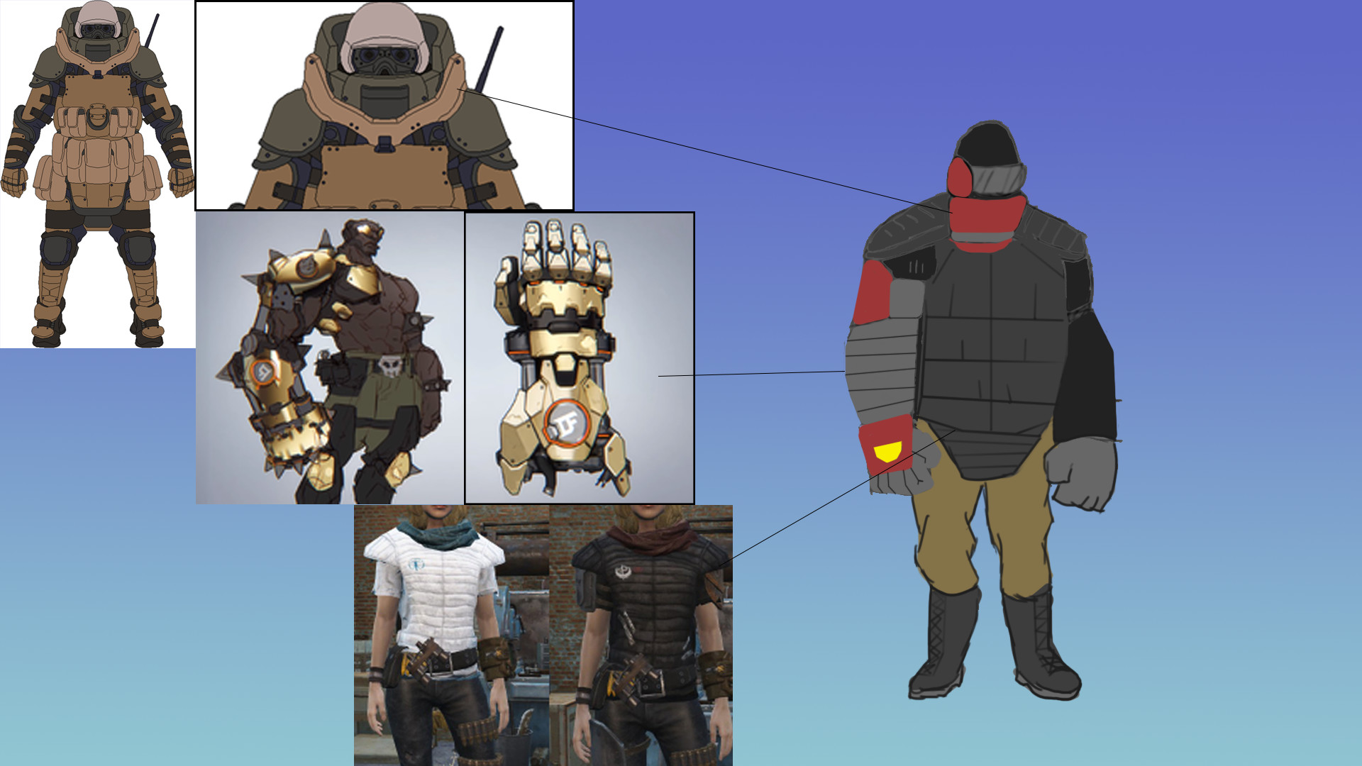 ArtStation - Heavy soldier concept