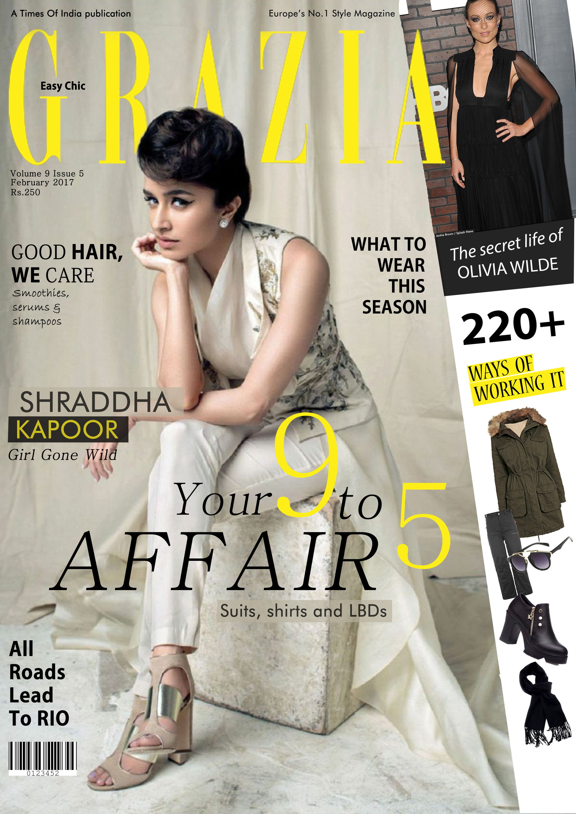 Indian Fashion Magazine Cover Design