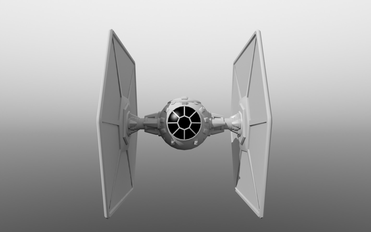 ArtStation - Star Wars Tie Fighter (WIP)