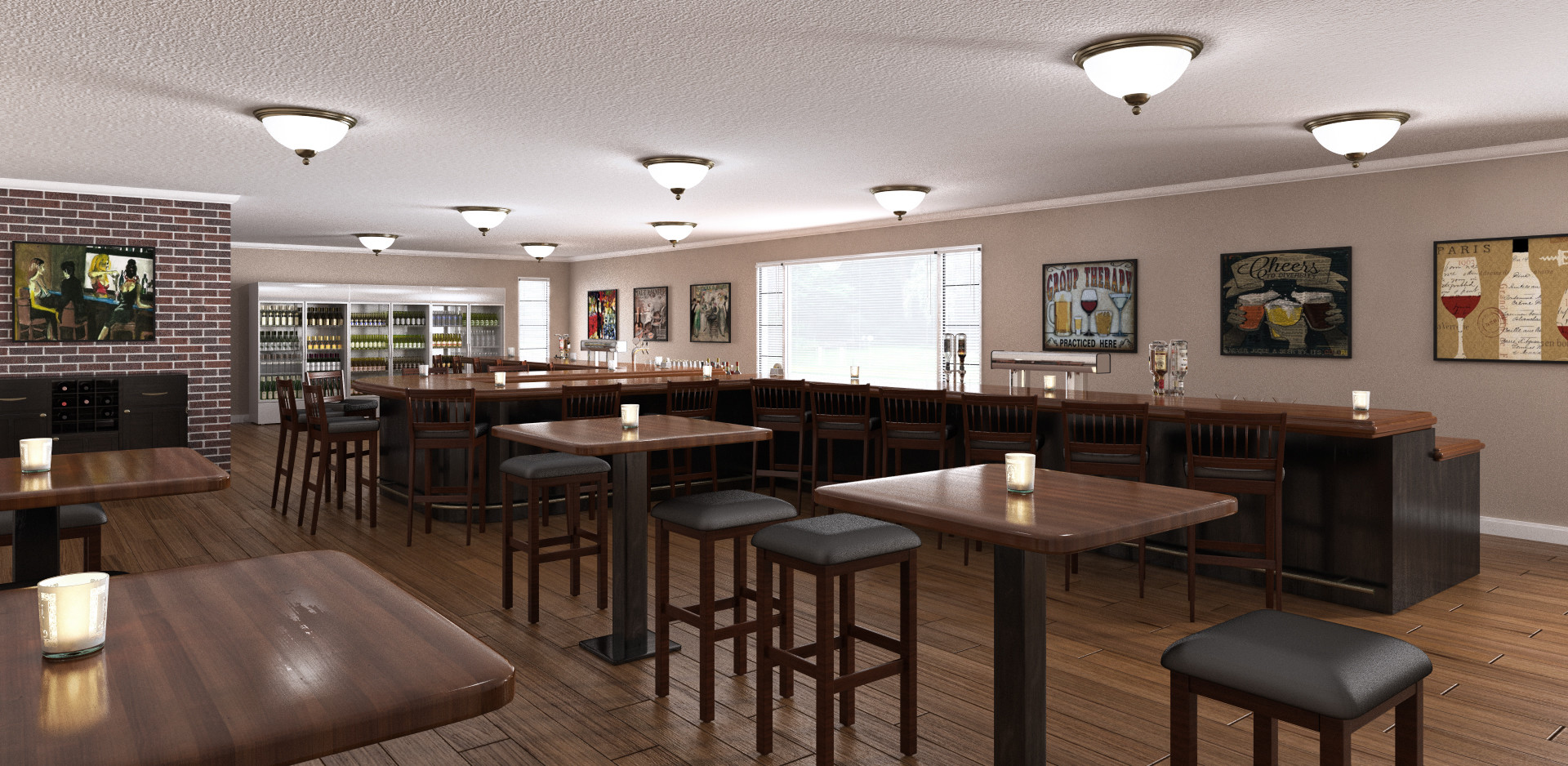 ArtStation - Bar render