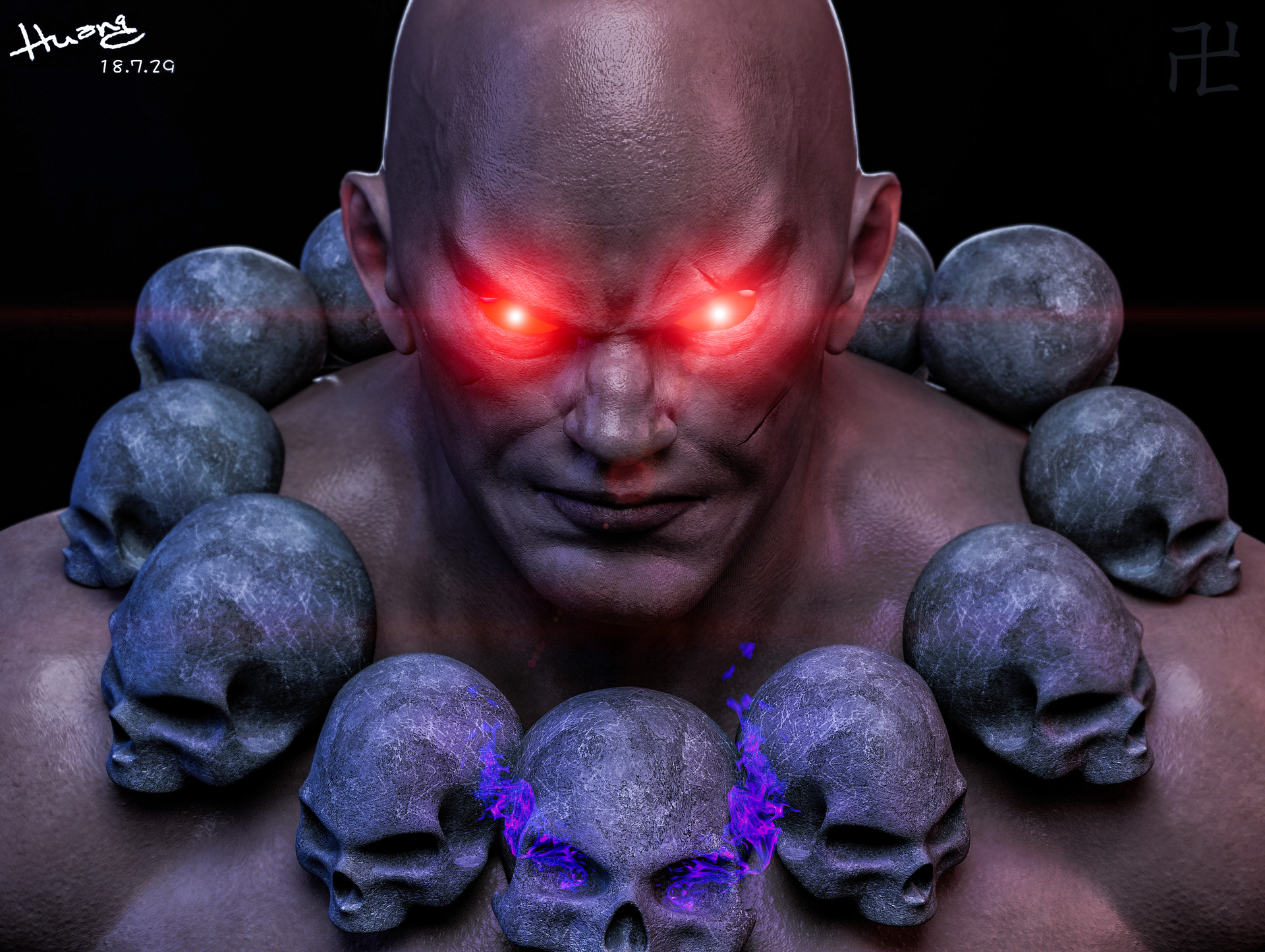 ArtStation - Magic monk