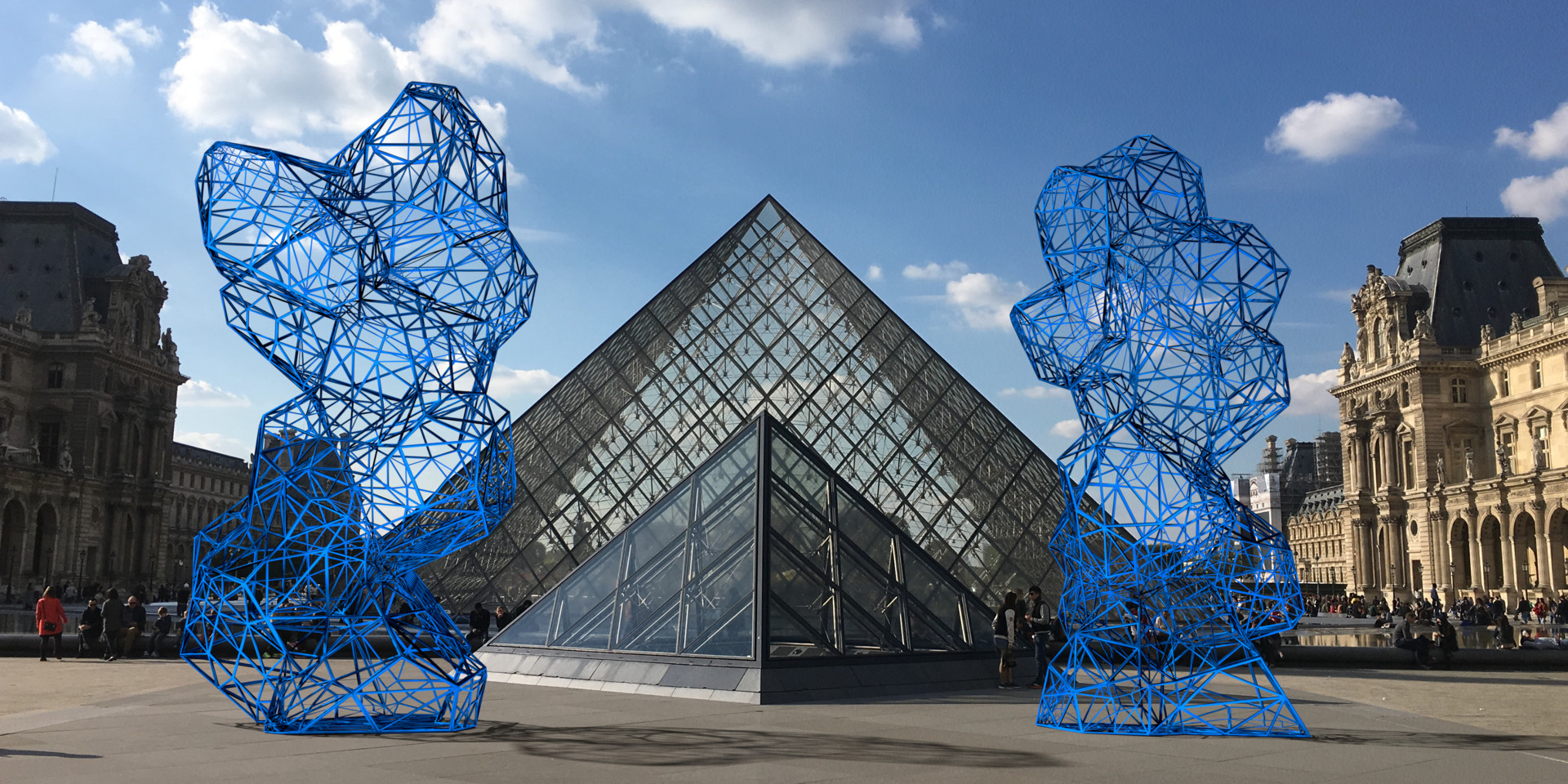 ArtStation - Statues in front of the Louvre