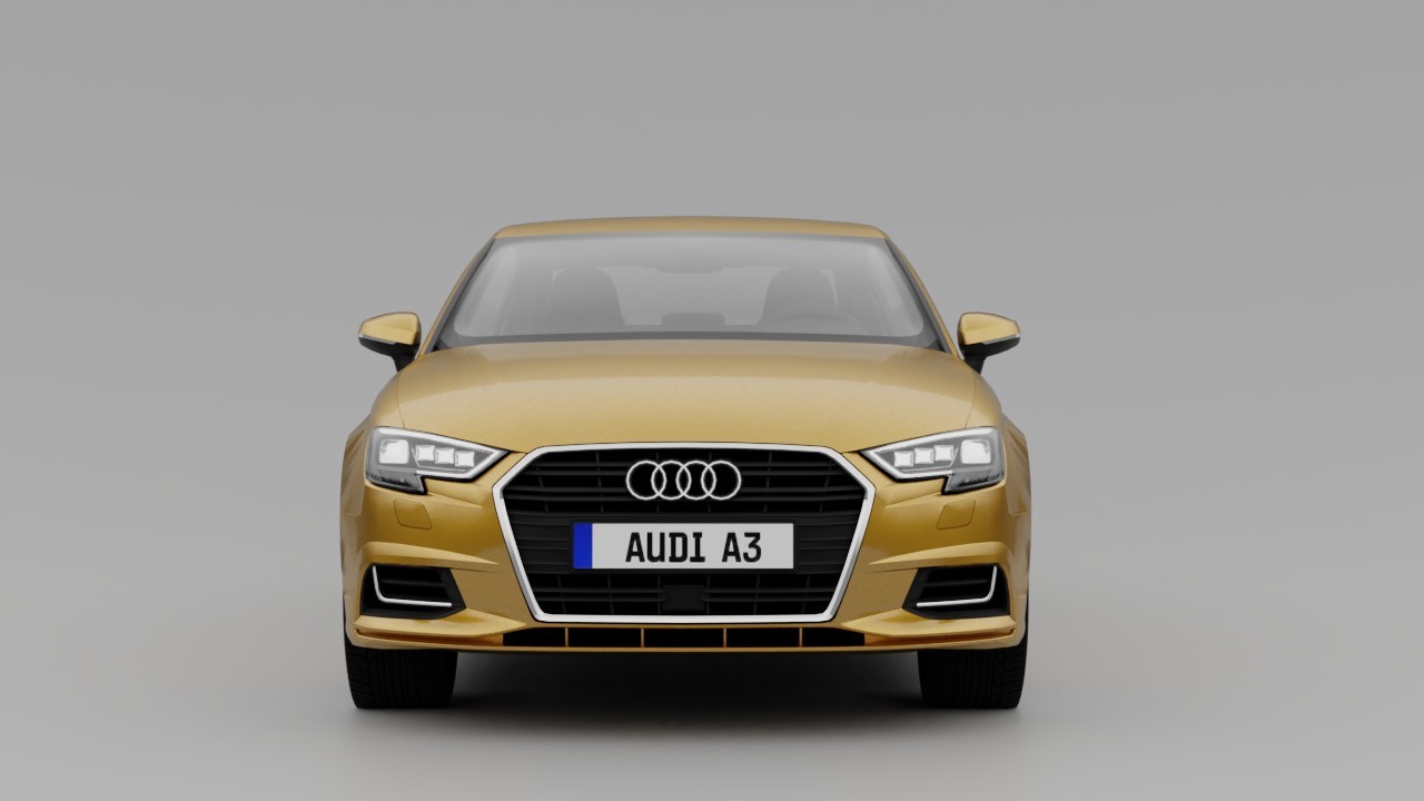 ArtStation - Audi A3 Sedan (Final)