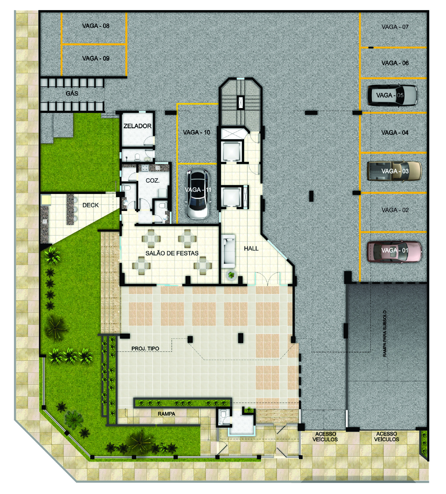 ArtStation - Parking 2D