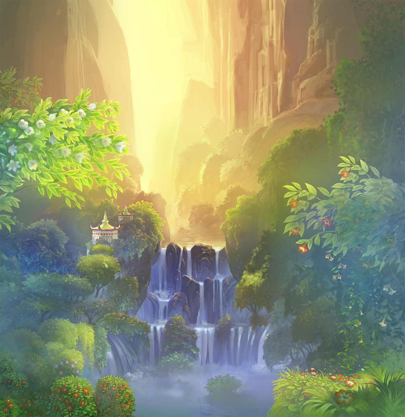 ArtStation - Hidden Valley Background