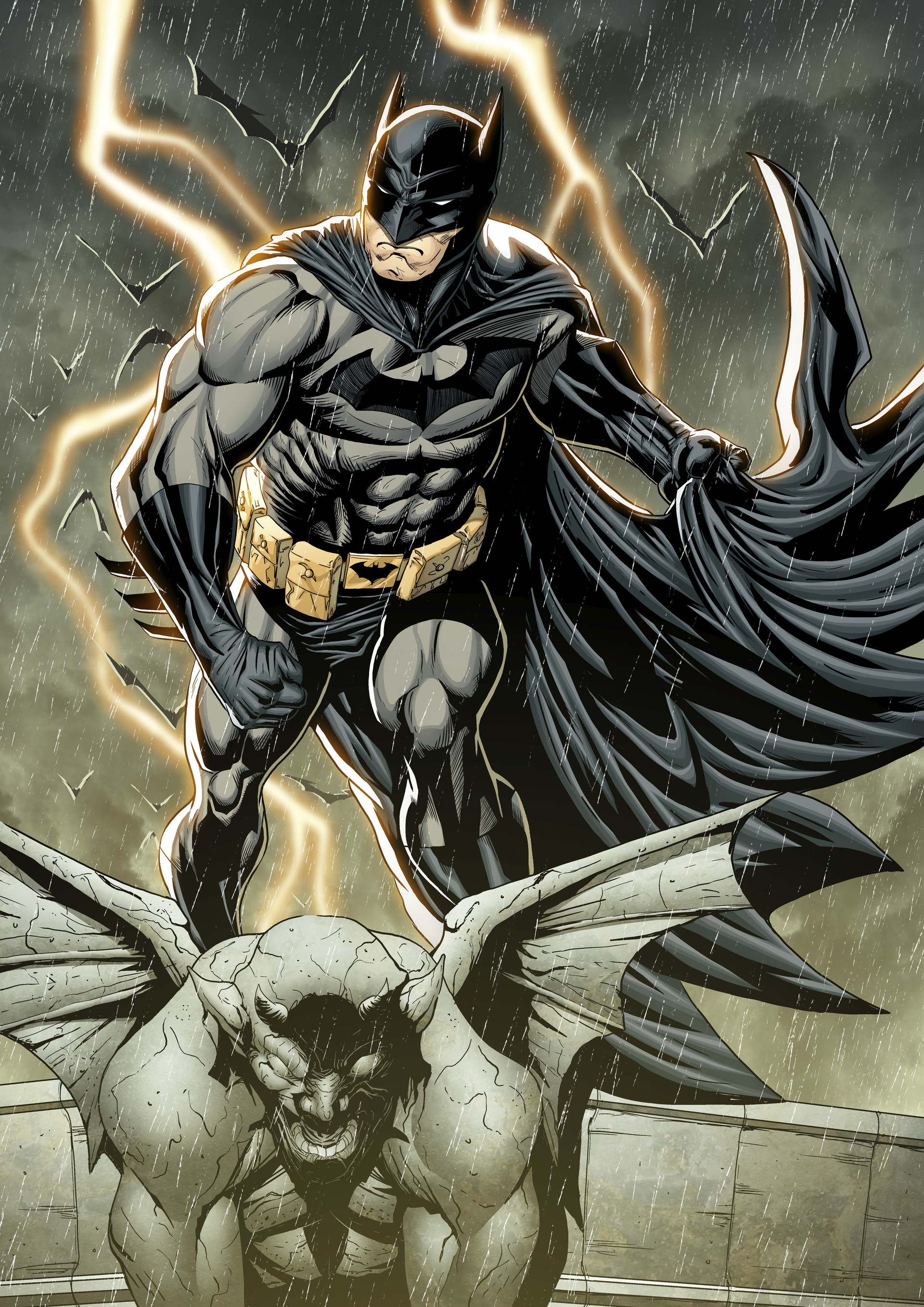 ArtStation - Batman Rooftop