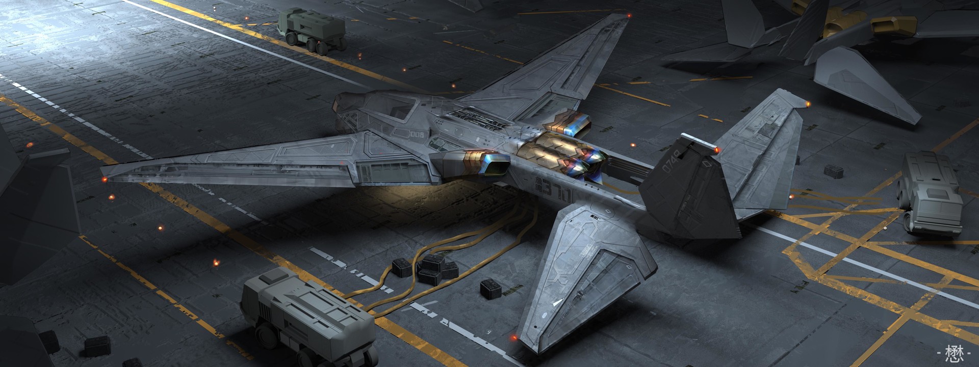 ArtStation - Death Space- Aircraft