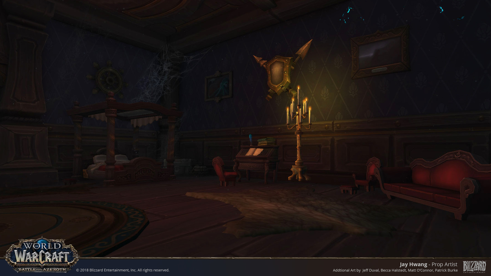 Jay Hwang - World of Warcraft - Waycrest Manor Props