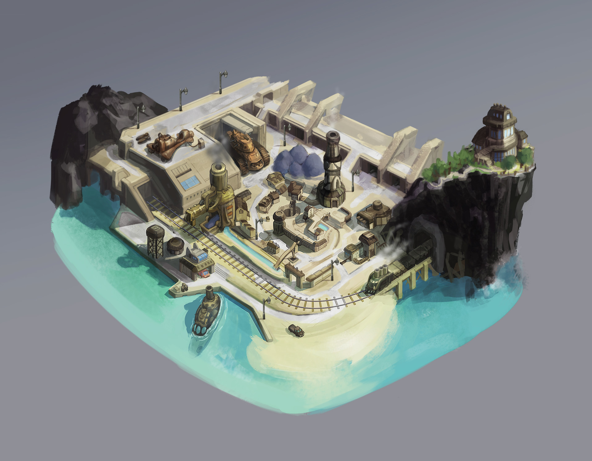 ArtStation - Secret facility