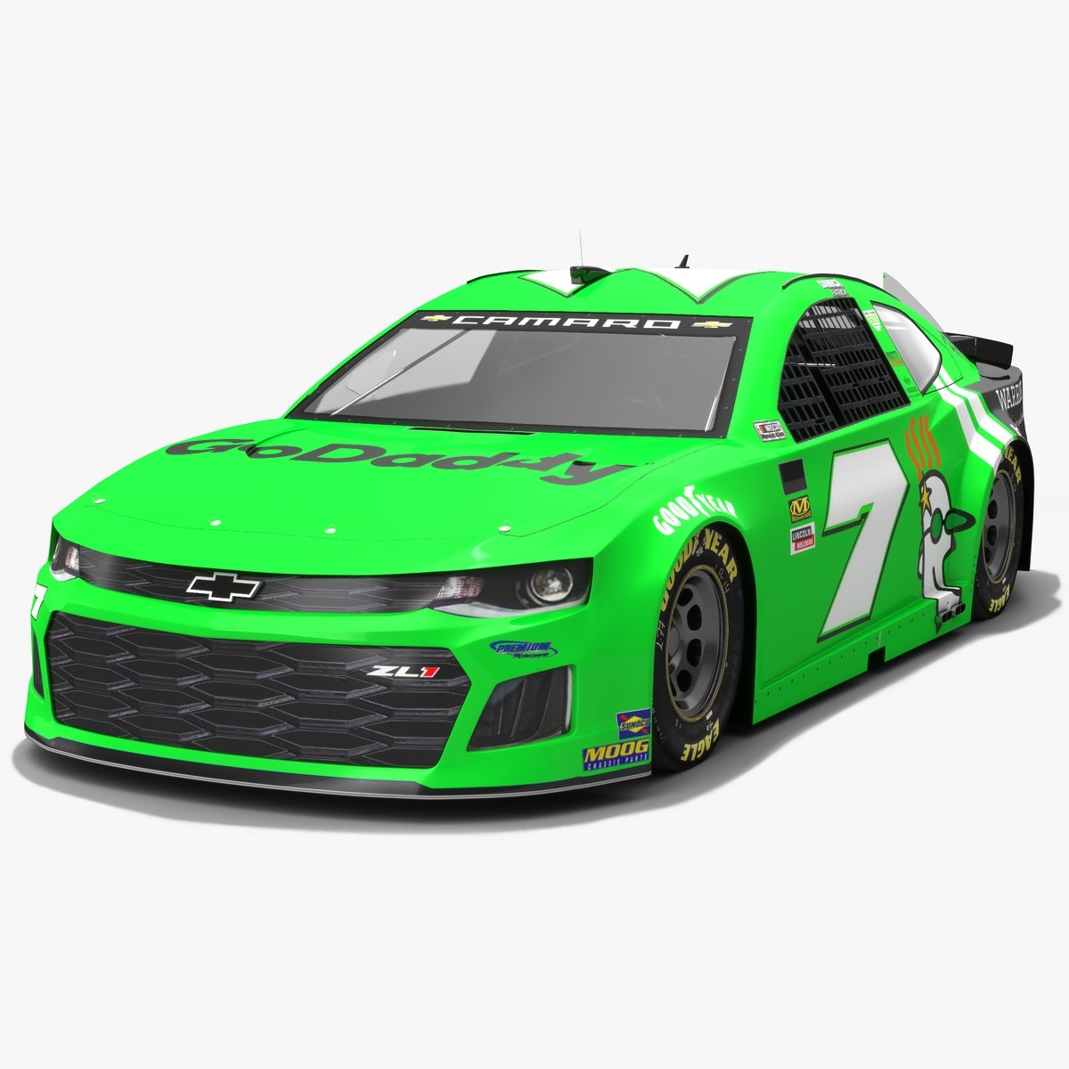 ArtStation - Premium Motorsports #7 Nascar Season 2018 3D model