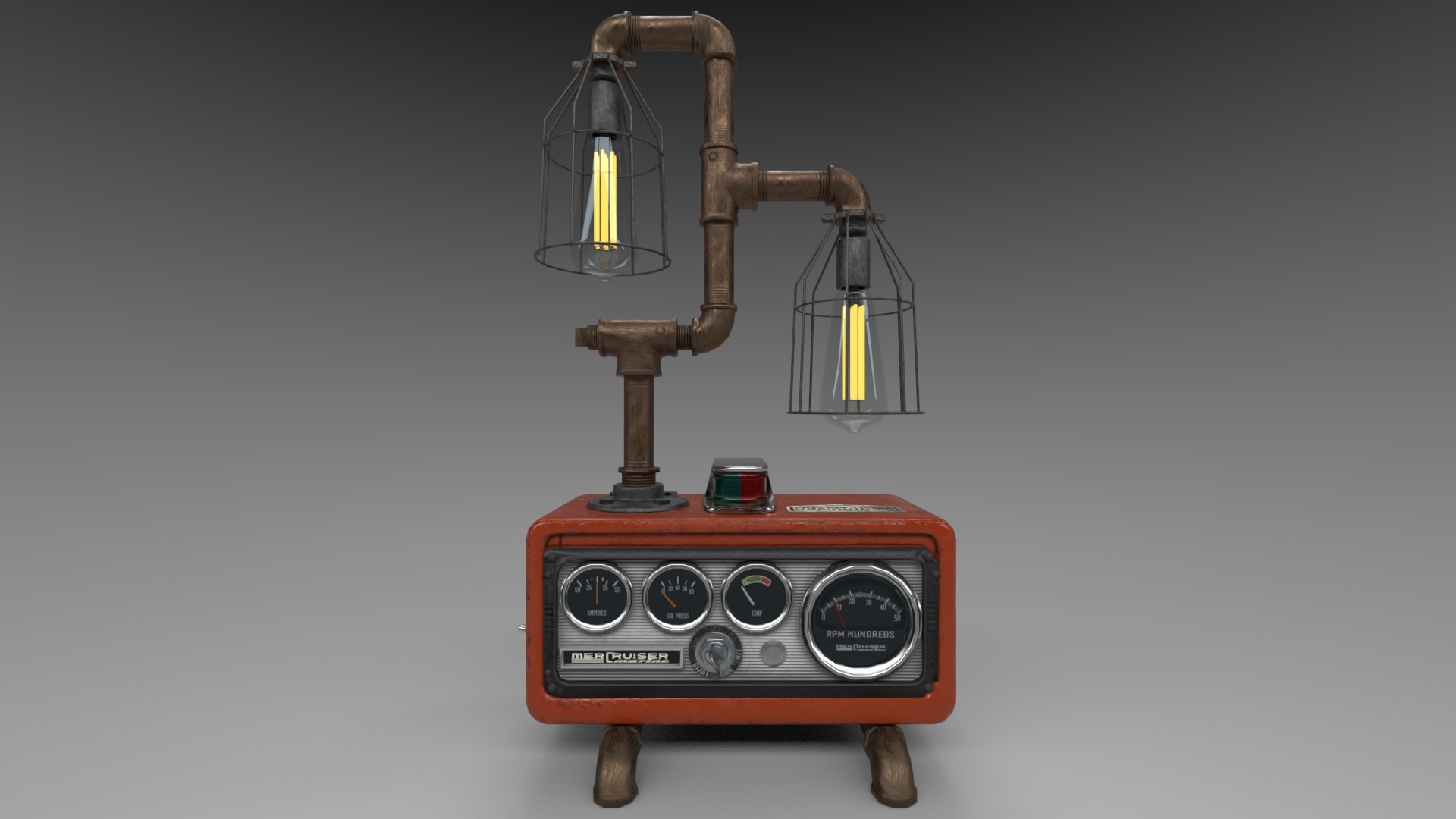 ArtStation - Steampunk Lamp