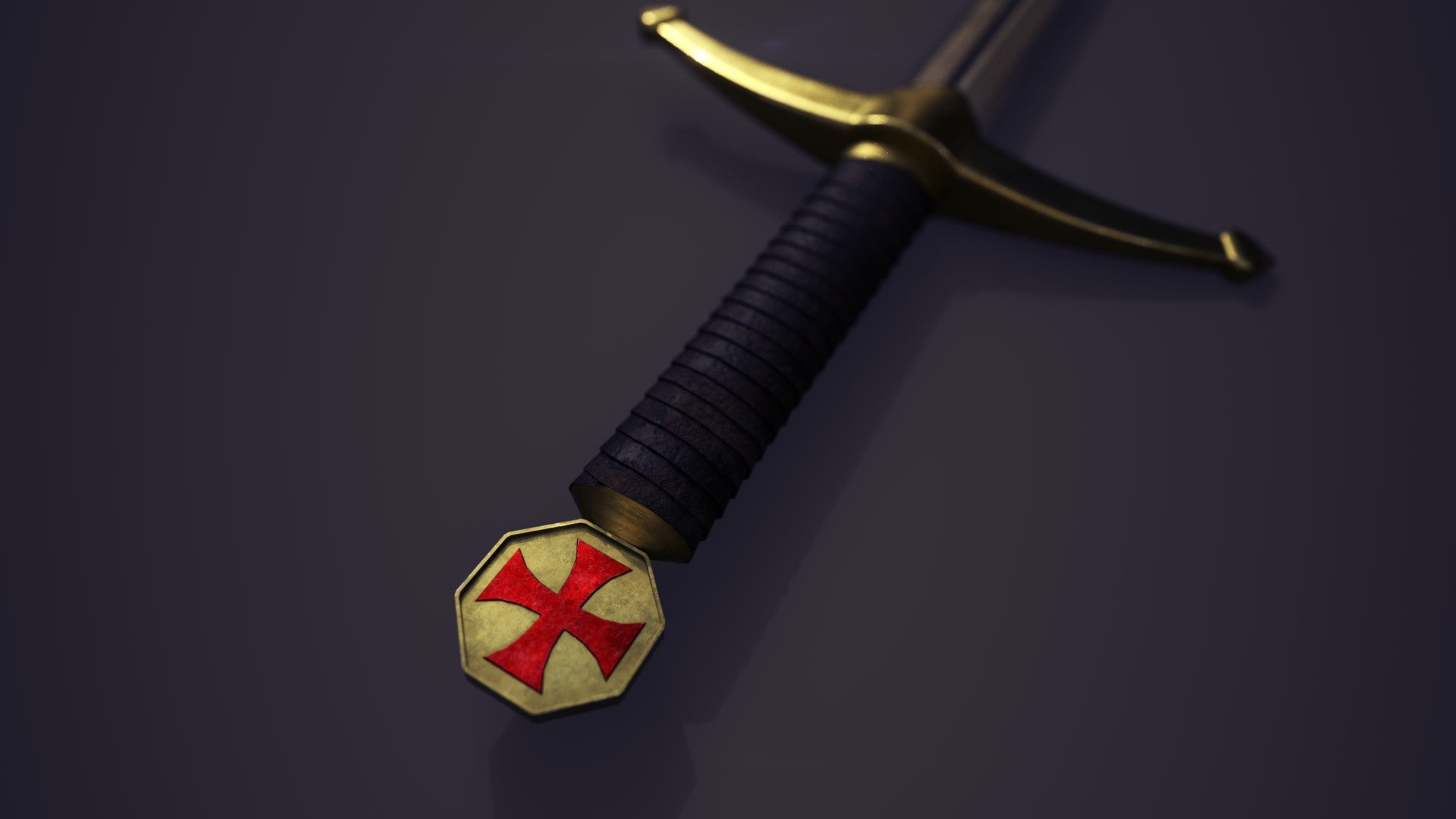 ArtStation - Templar Sword