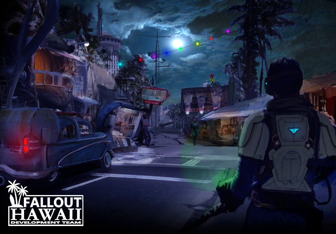 Fallout Hawaii: Honolulu by Alessio Sordini : r/ImaginaryFallout