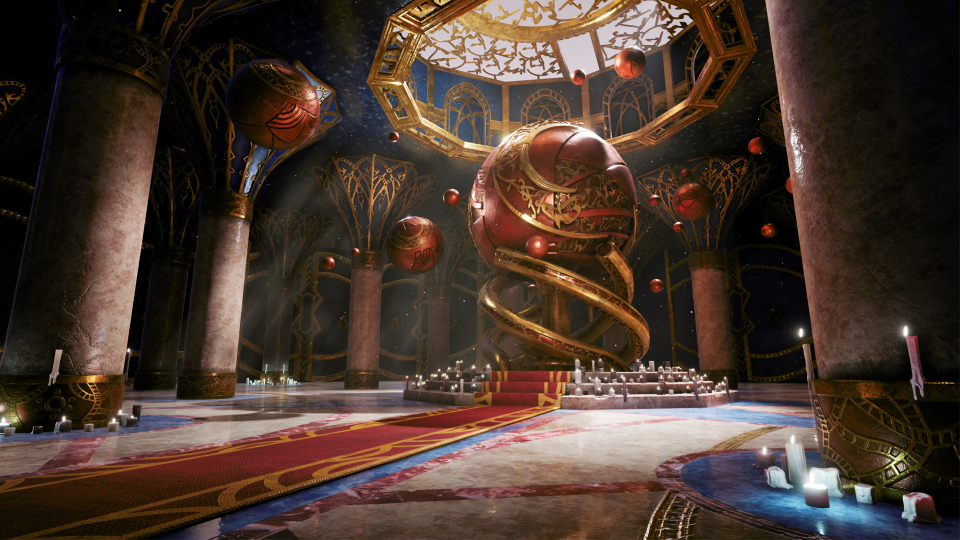 ArtStation - Unreal Holy Temple God of War inspired