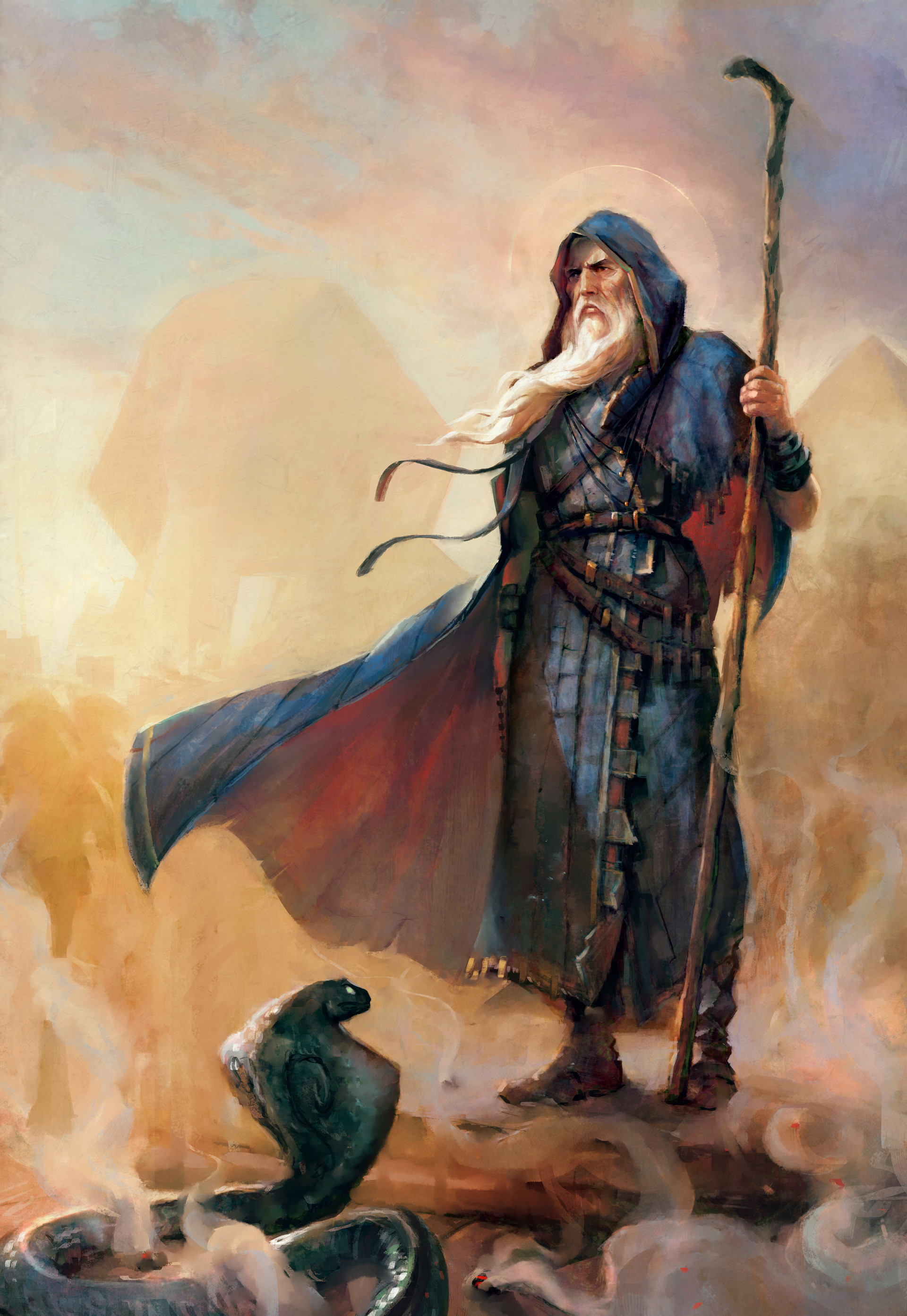 Moses And Pharaoh Art