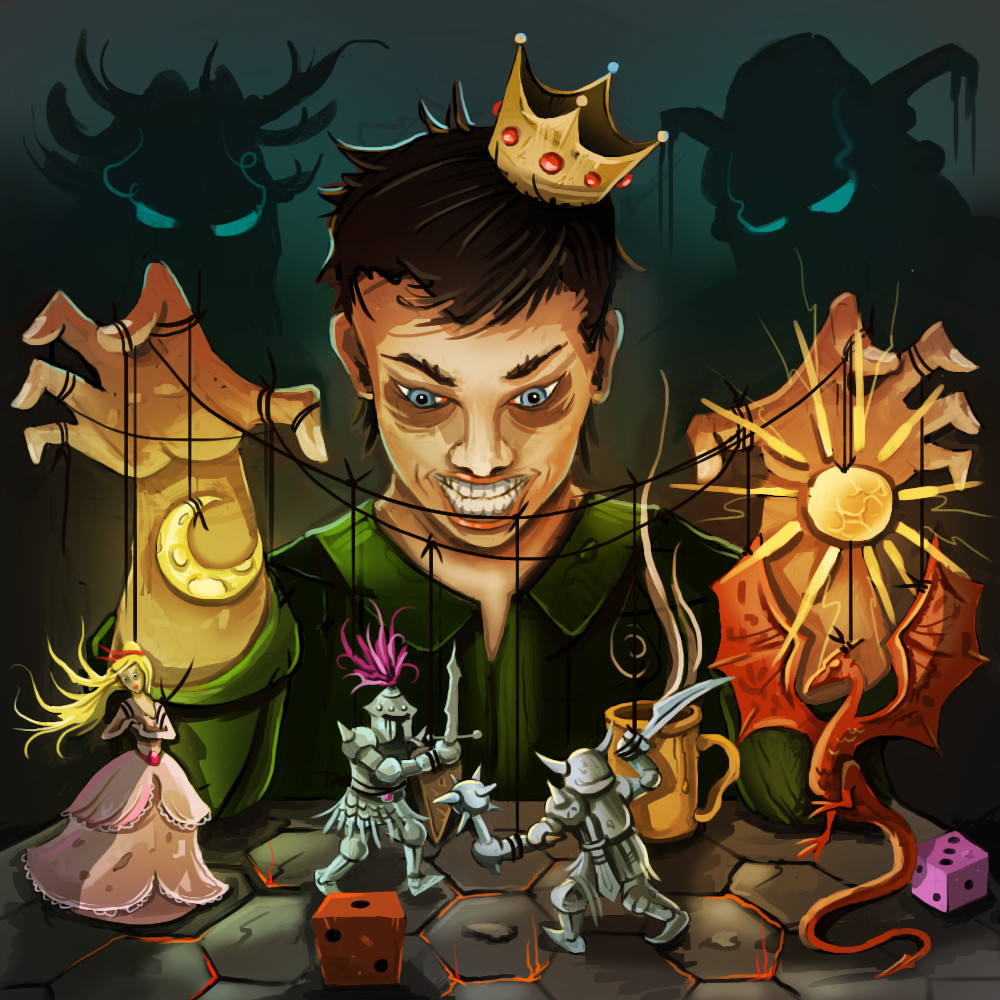 ArtStation - Illustration for RPG rules book