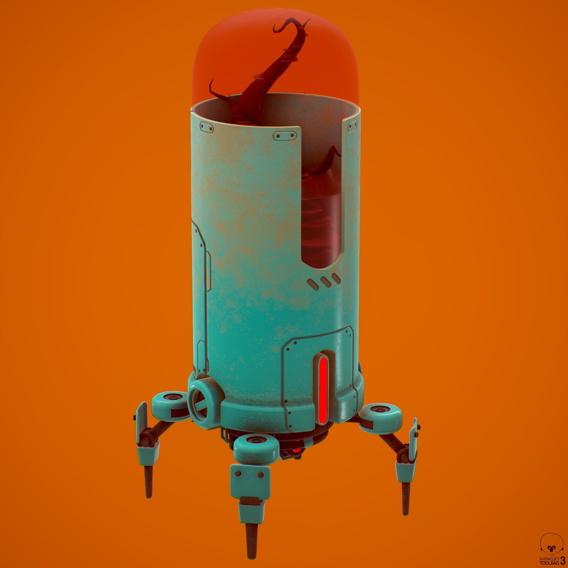 ArtStation - Terrarium Bot - The Big Root