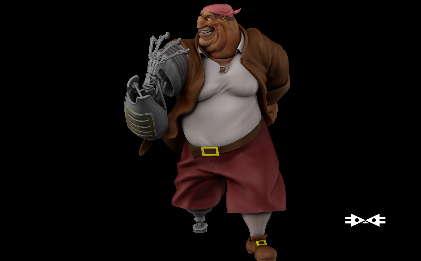 Tanooki Vinasco - John Silver from Treasure Planet