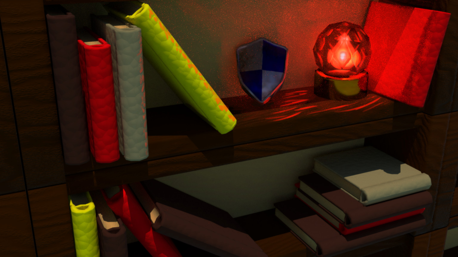 ArtStation - Magic shelf