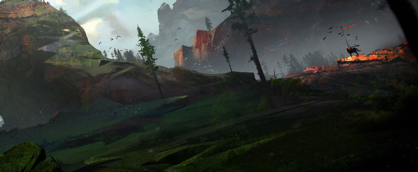 ArtStation - Red mountain 02..............iii