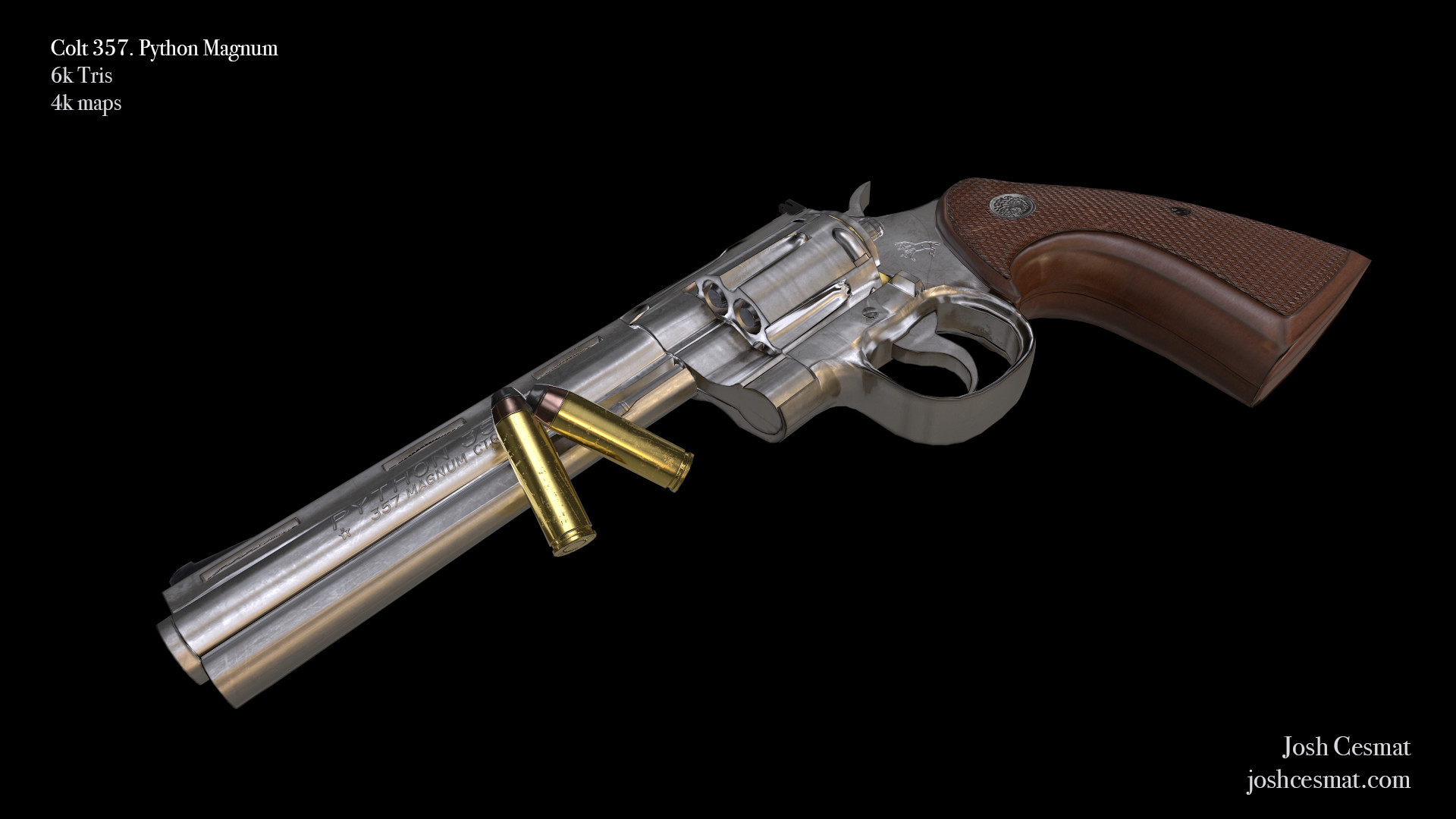 Portfolio | Josh Cesmat - Colt 357. Python Magnum