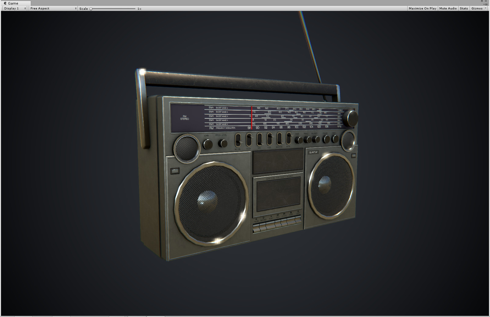ArtStation - The Answer is Never! - 1986 Boom Box Stereo