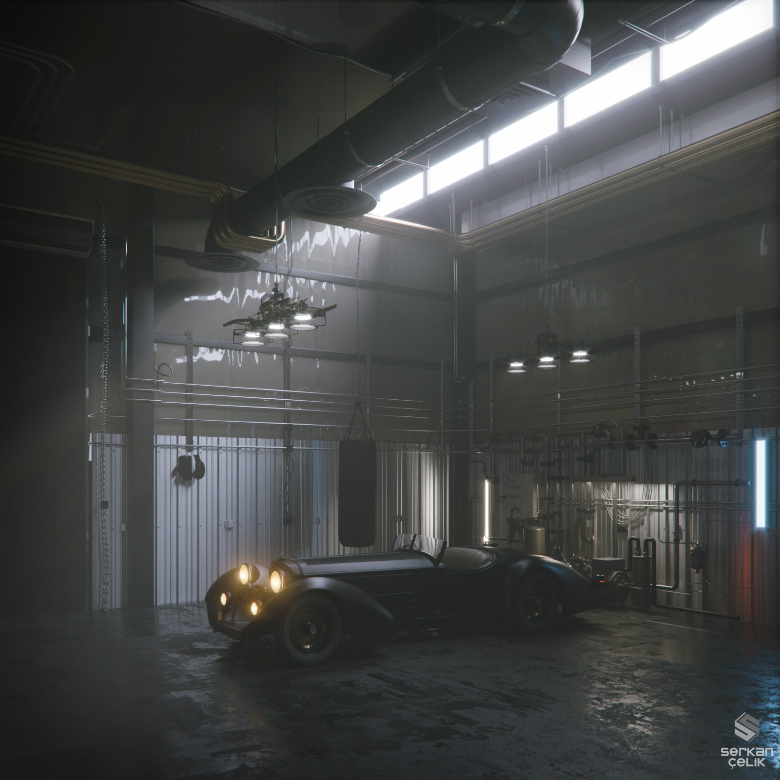 ArtStation - Garage 1940