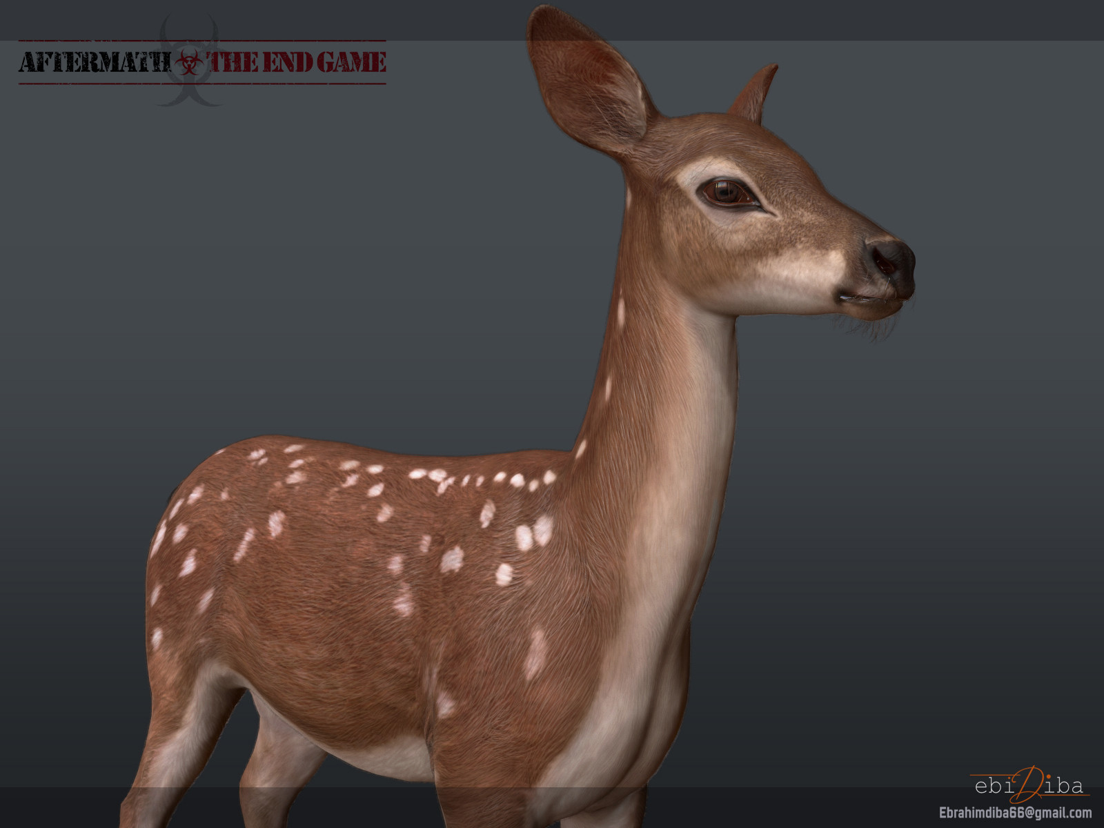 ArtStation - In game Deer