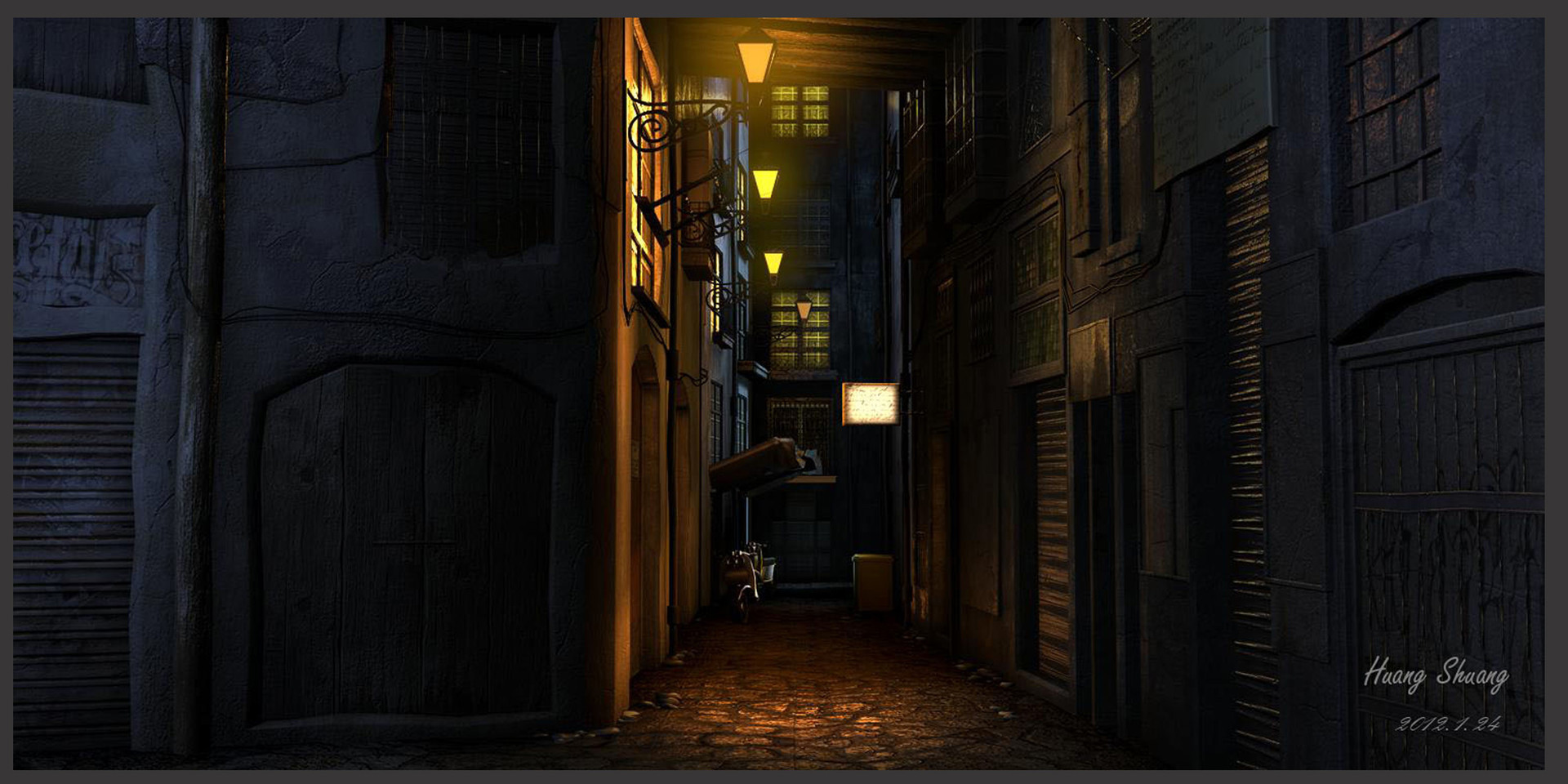 ArtStation - Night view