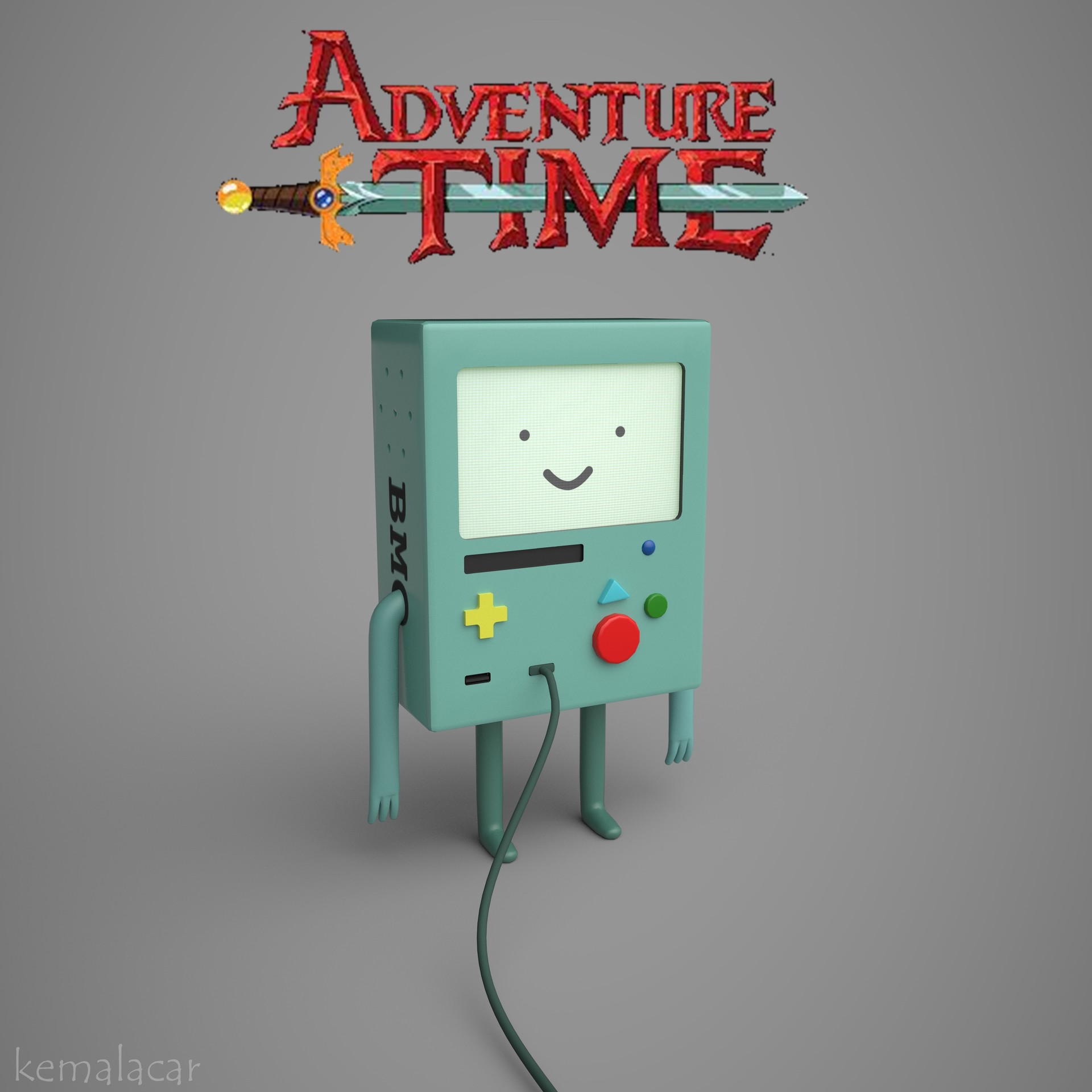 ArtStation - Adventure Time BMO Fan Art