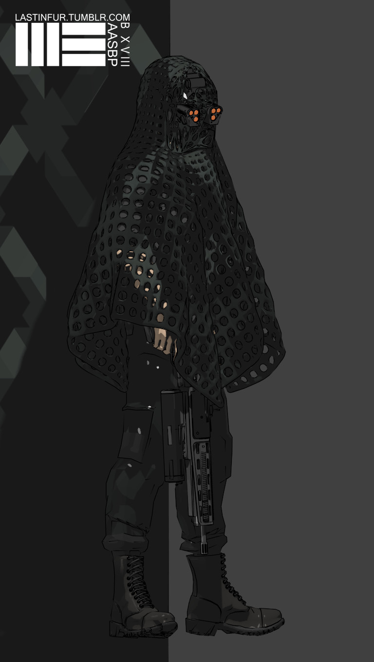 ArtStation - B18 Character Development [Black Sands Infantry]