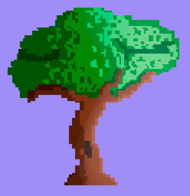 Alex Gesti - Pixel Art Project, Final Step: The Pixel illustration