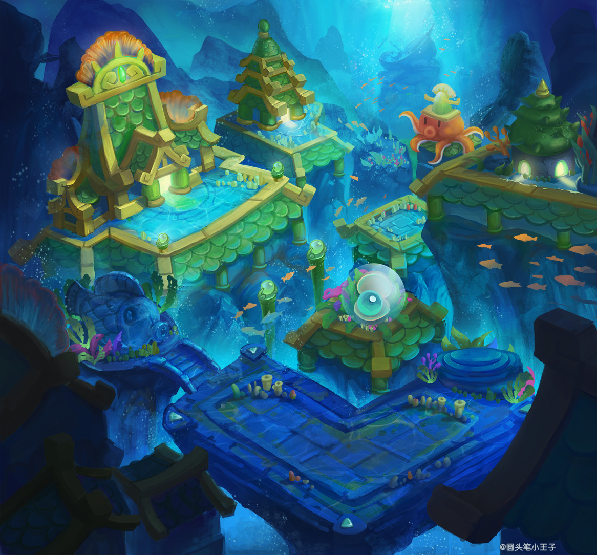 ArtStation - Dragon King's Palace