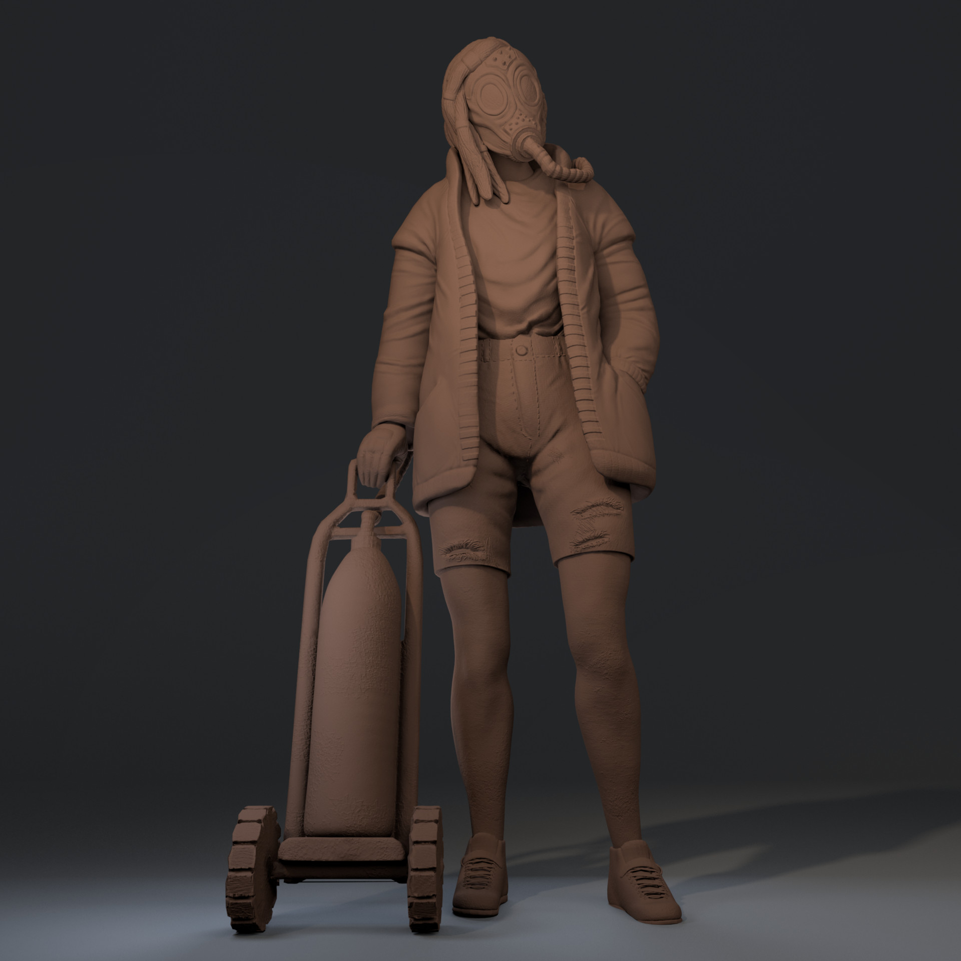 ArtStation - Post apocalyptic girl