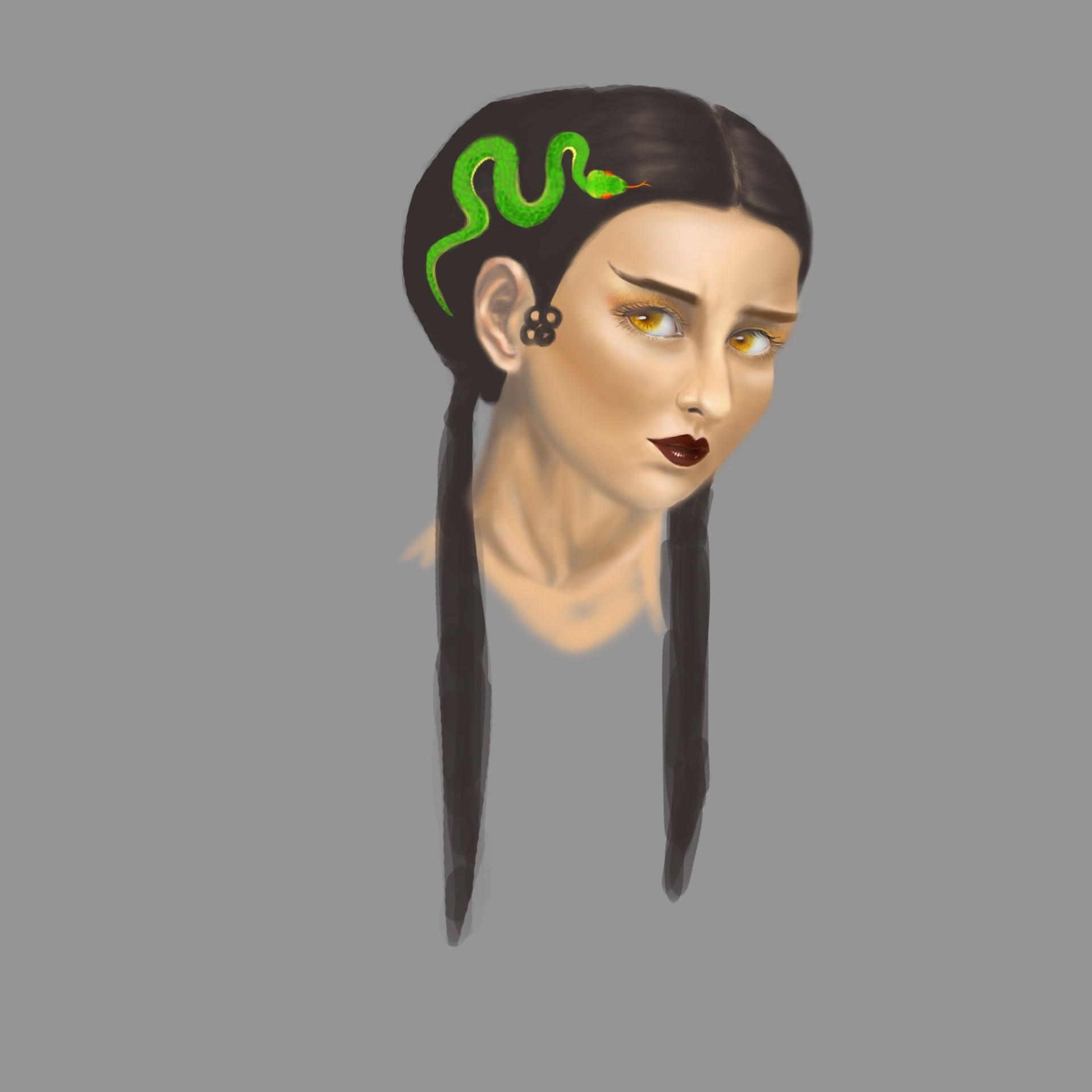 ArtStation - green snake