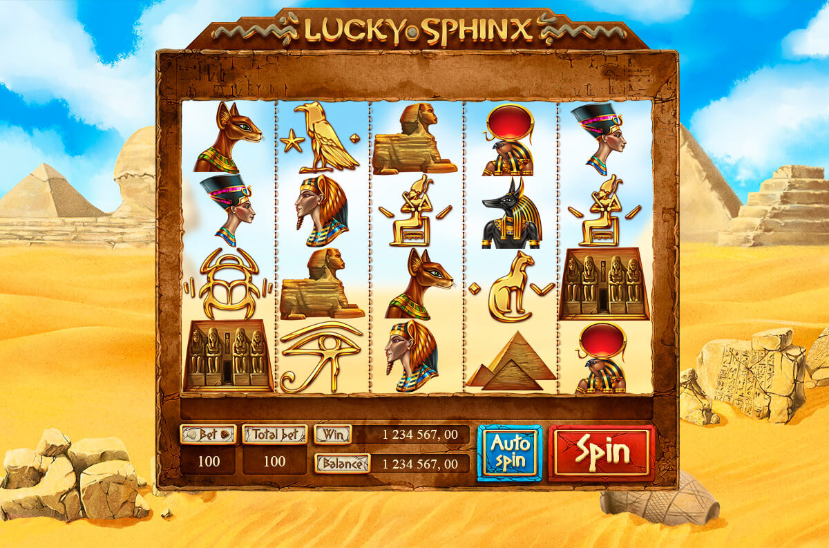 ArtStation - Online Slot machine for SALE - Lucky Sphinx