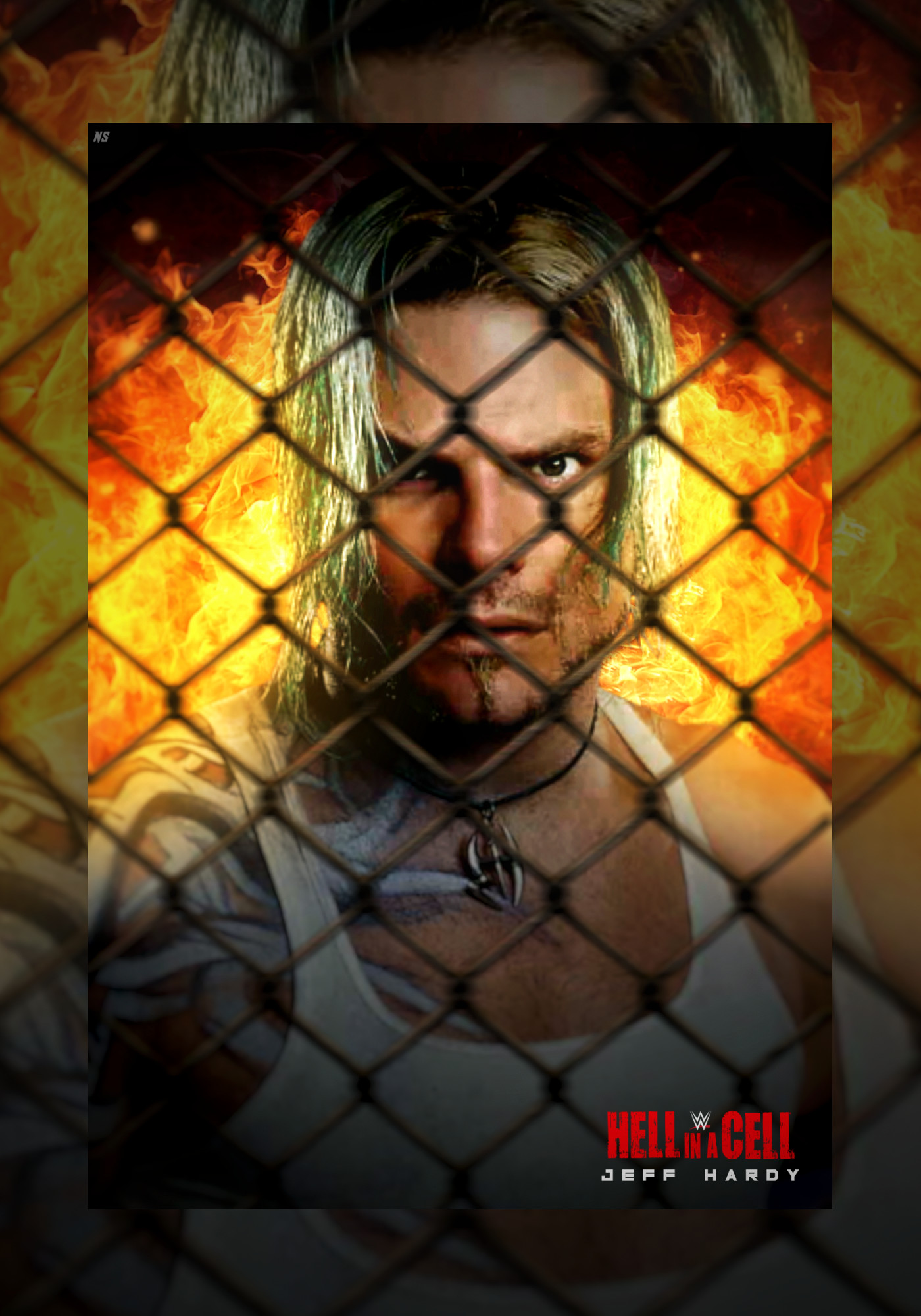 ArtStation - wwe hiac 2018 fanmade poster