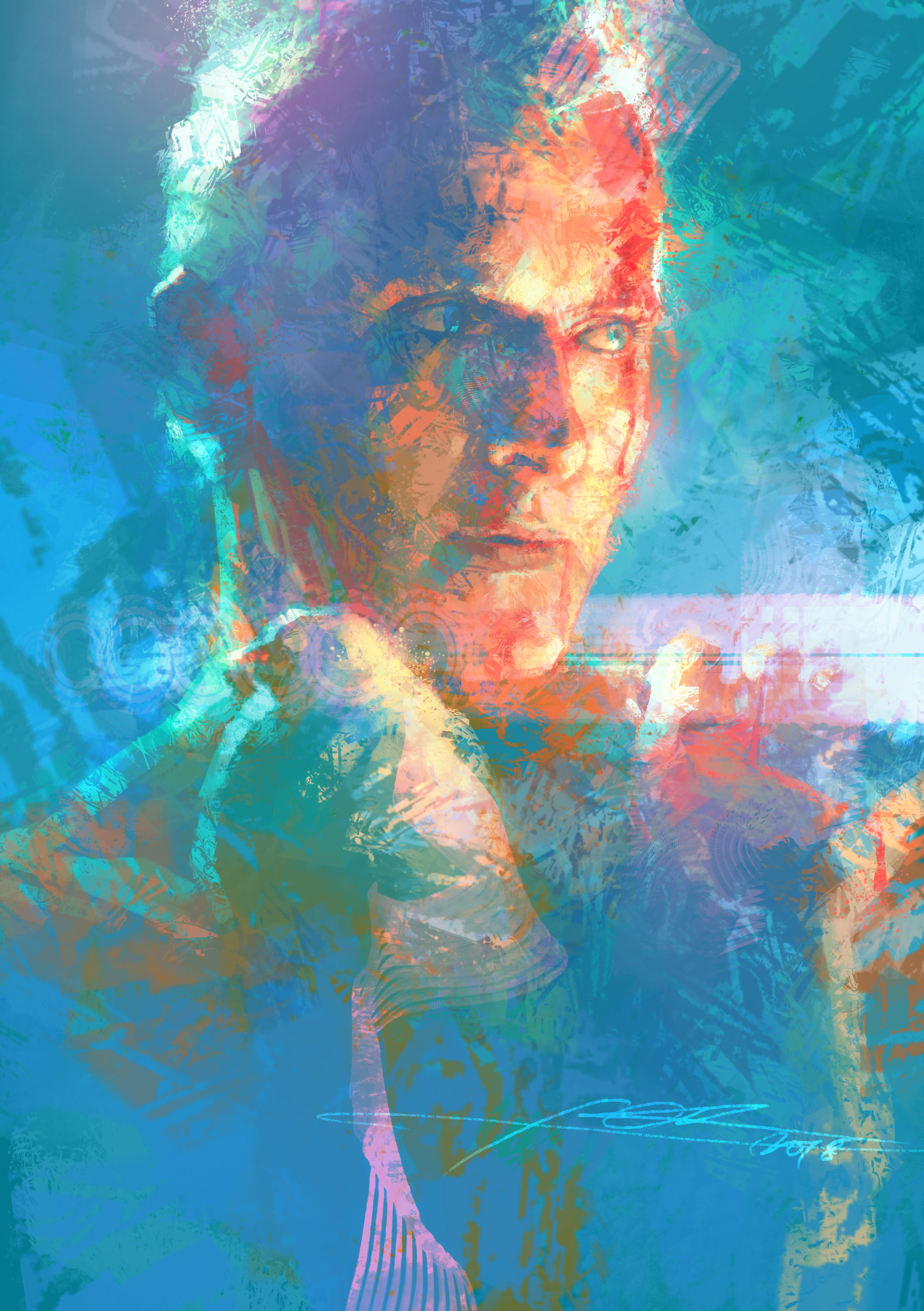 ArtStation - Roy Batty in Blade Runner