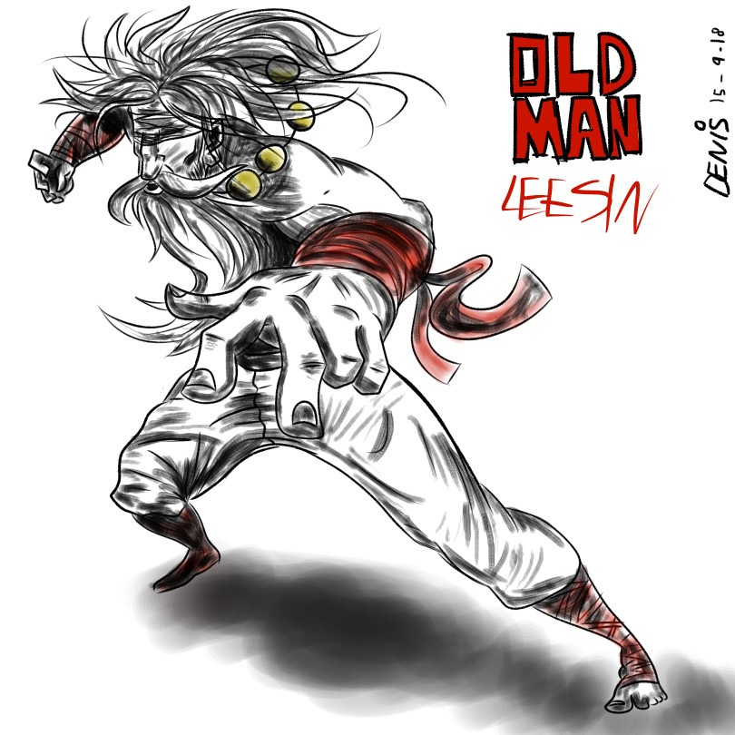 lee sin drawing