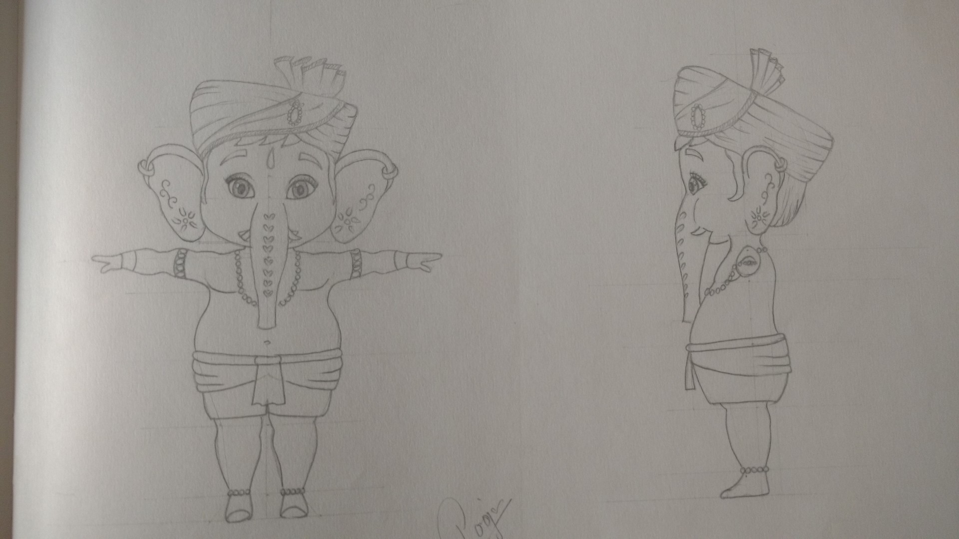 ArtStation - MODAK- Character sketch