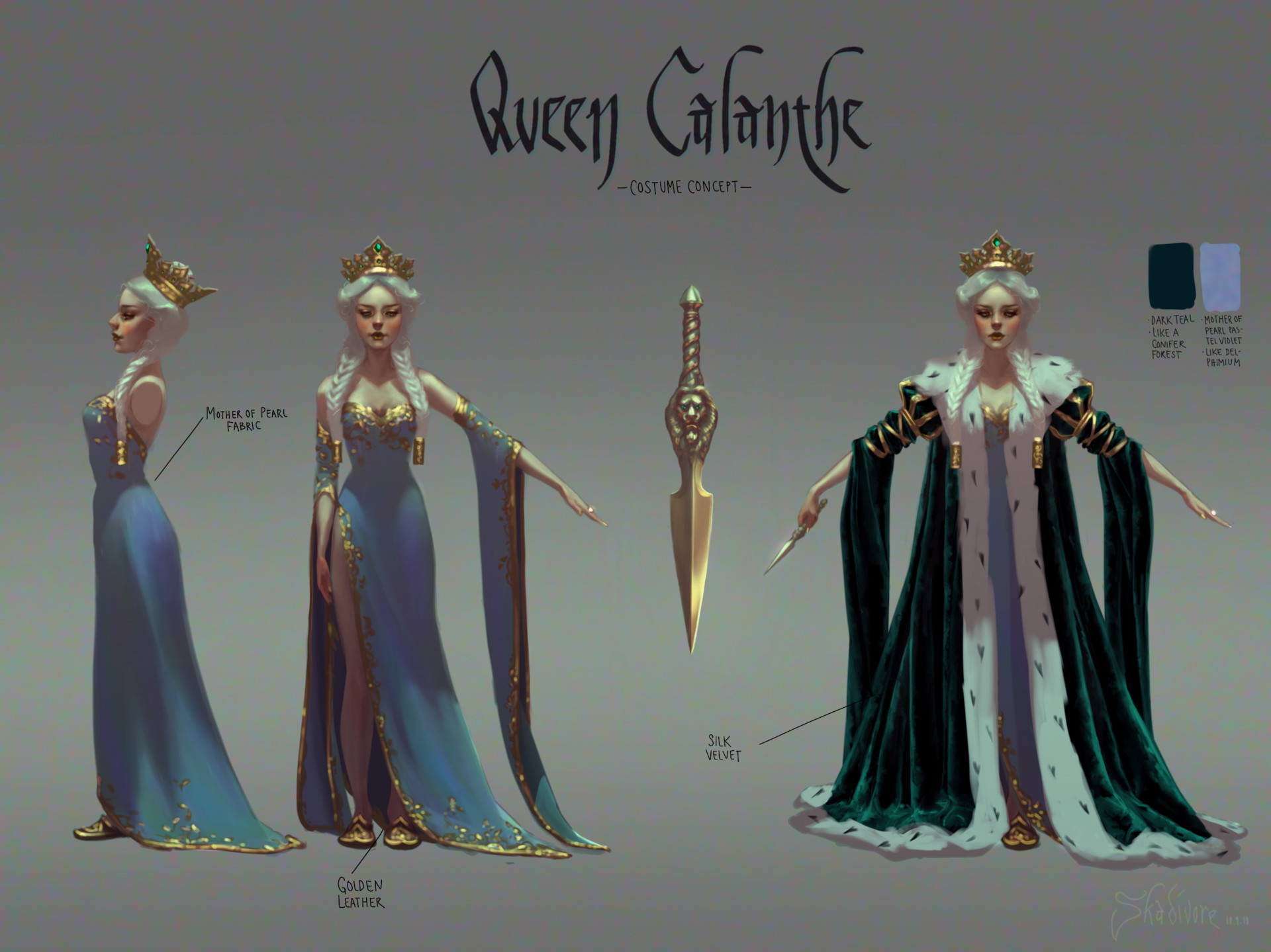 ArtStation - Calanthe Costume Design