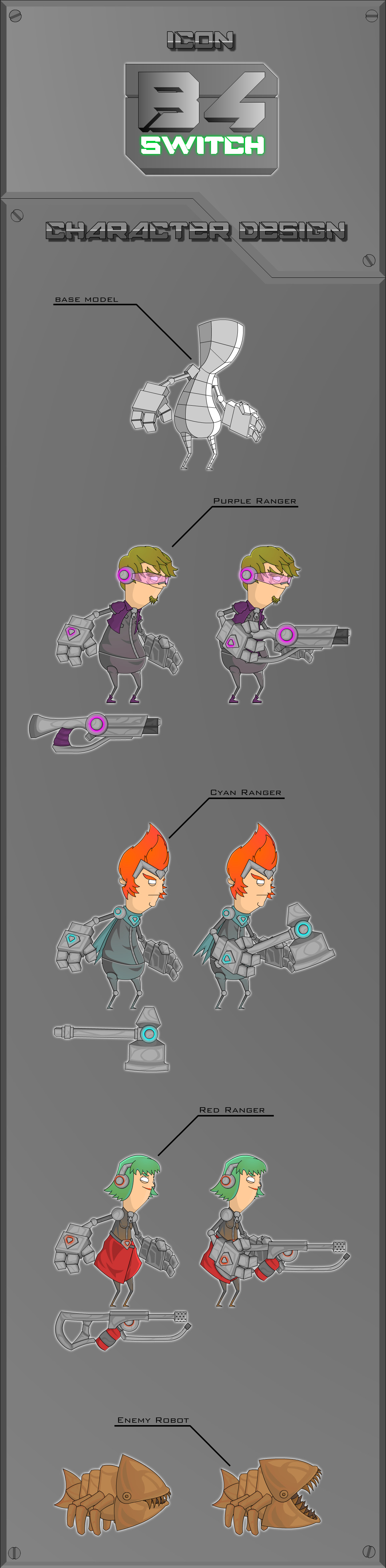 ArtStation - B4 Switch - Character Design