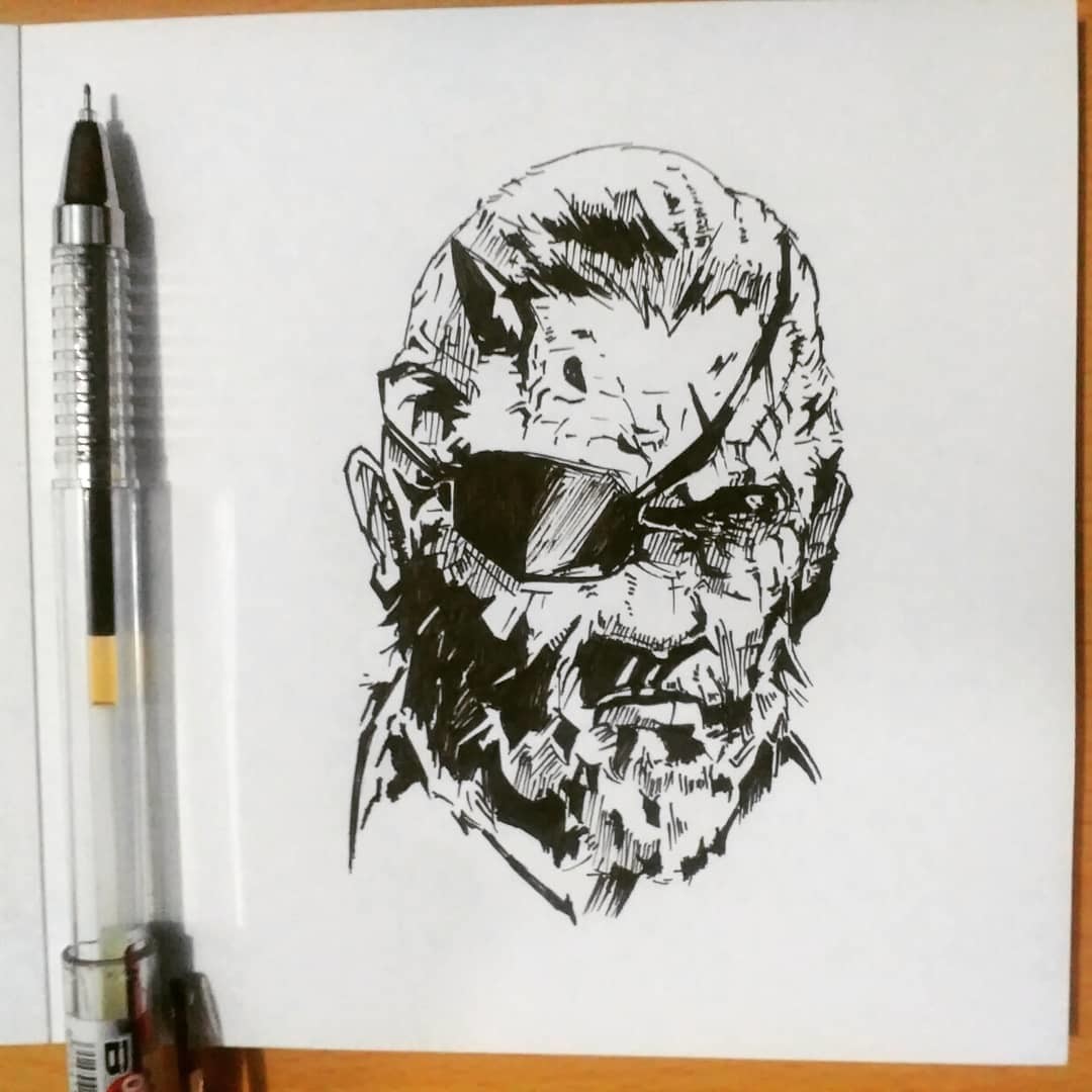 ArtStation - Sketches - Venom Snake