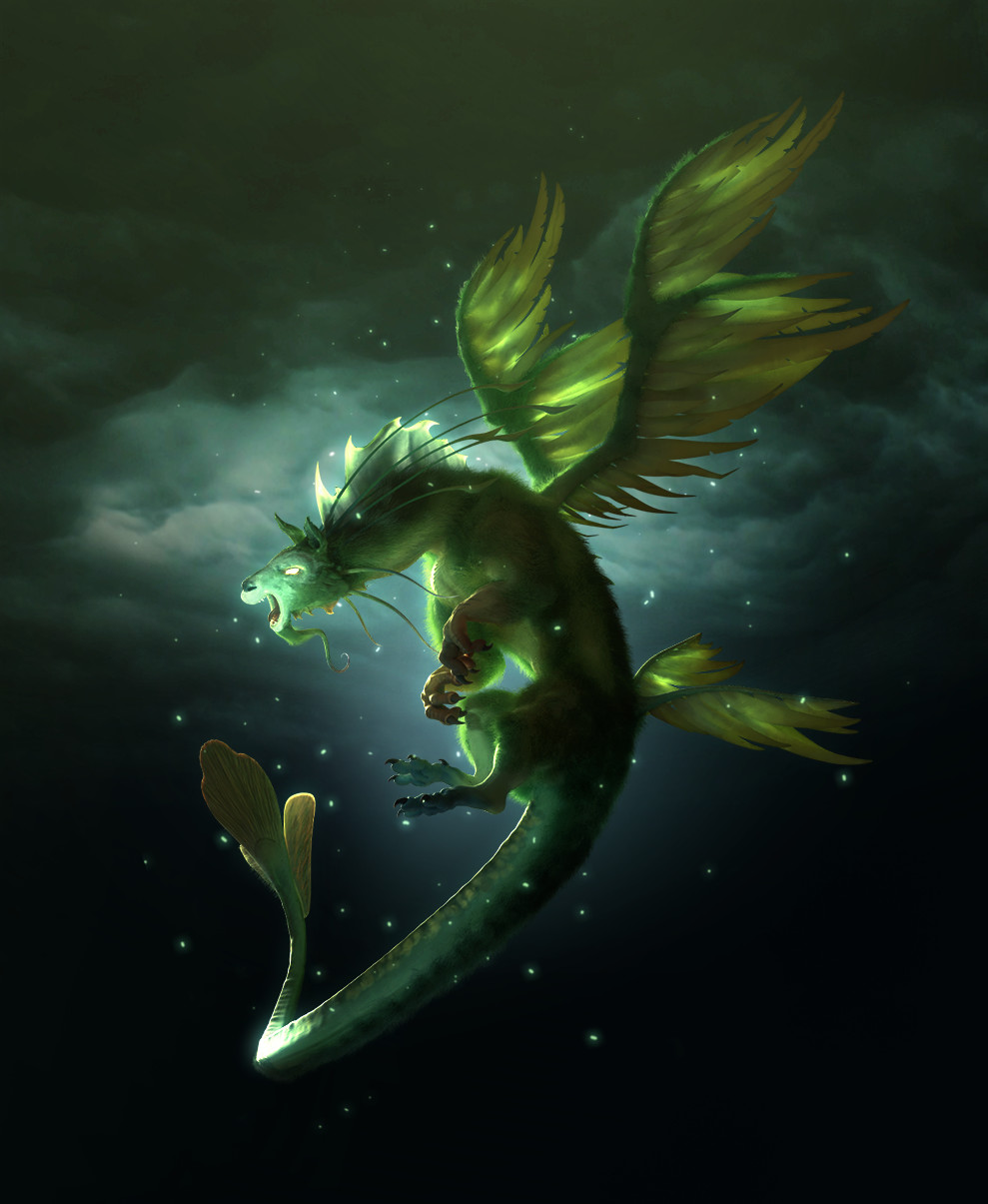 ArtStation - Amaru - el Dragón de los andes