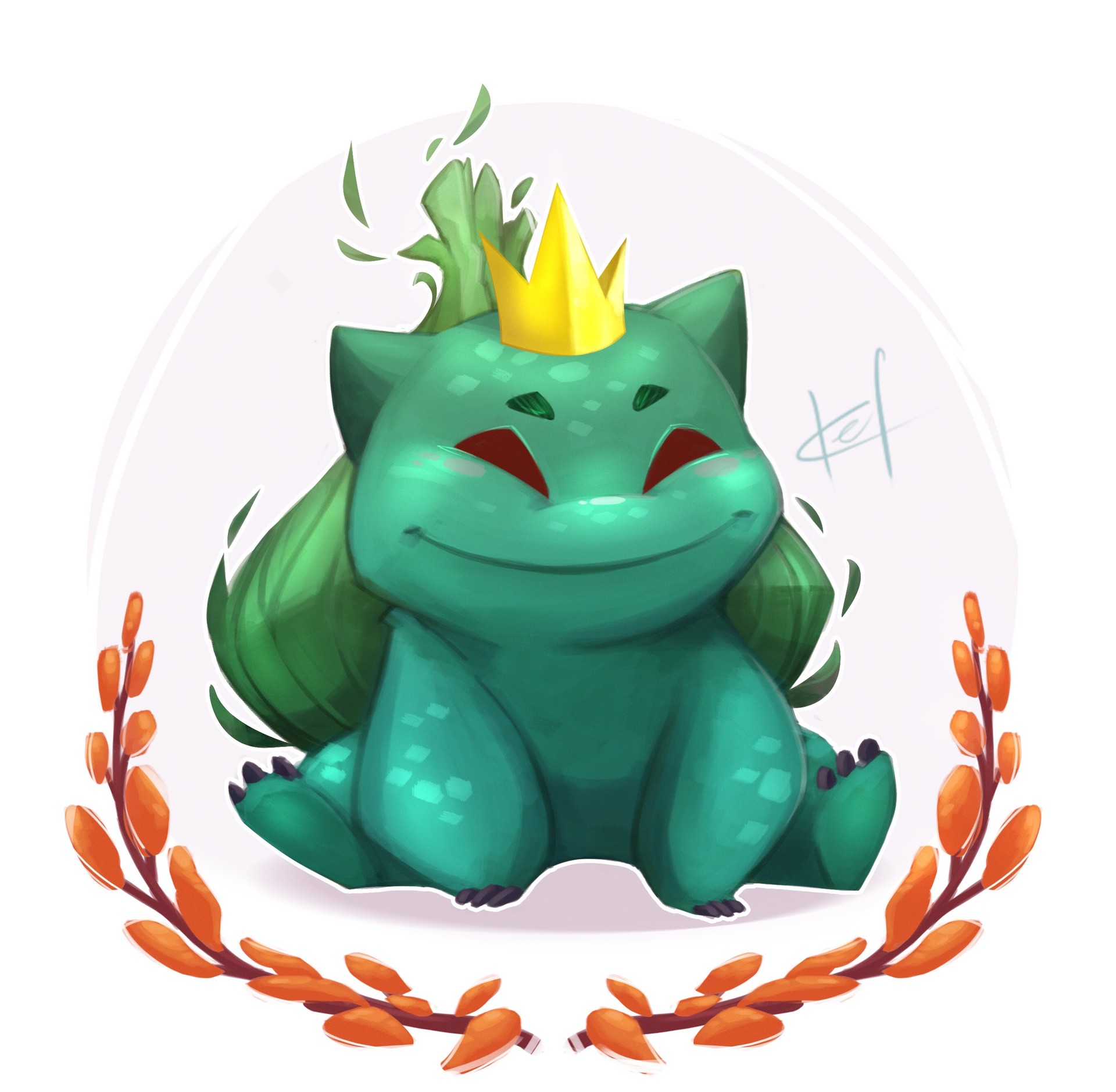 ArtStation - Bulbasaur Pokemon fanart