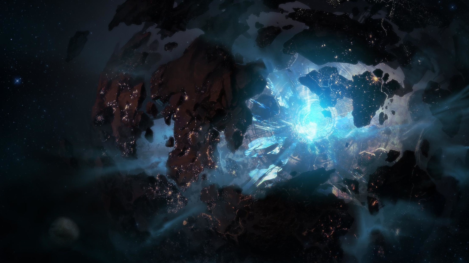 ArtStation - Burst planet