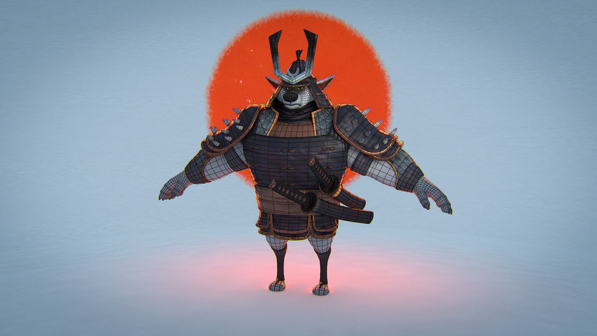 Wolf Samurai Armor