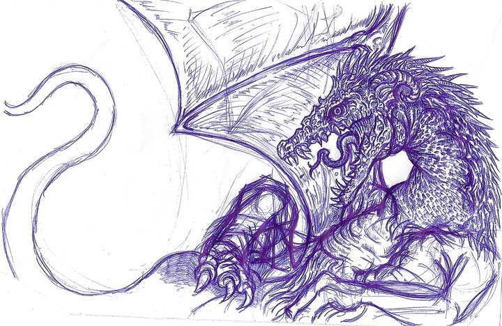 ArtStation - Blue Dragon
